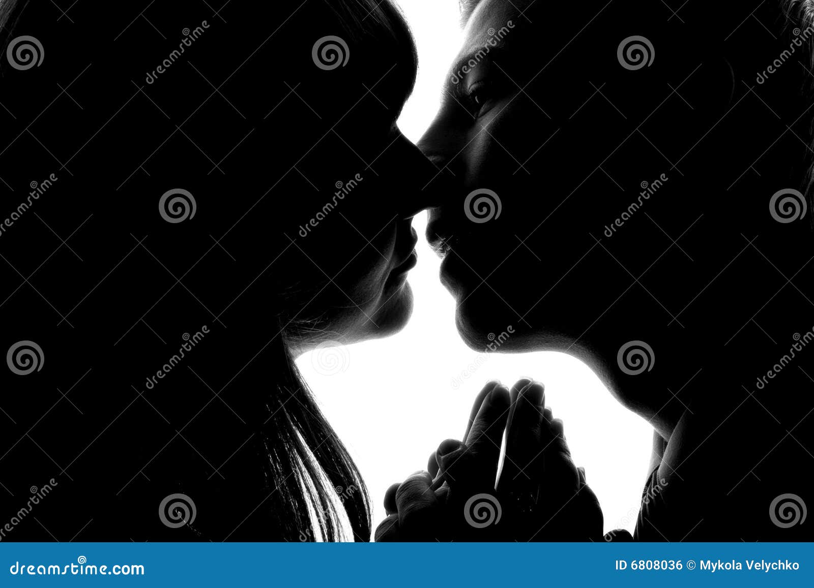Kissing stock photo. Image of desirable, romance, intensity - 6808036
