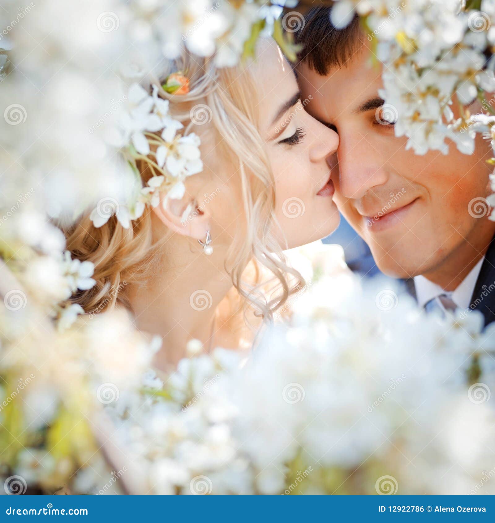 Kissing couple stock photo. Image of married, passion - 12922786