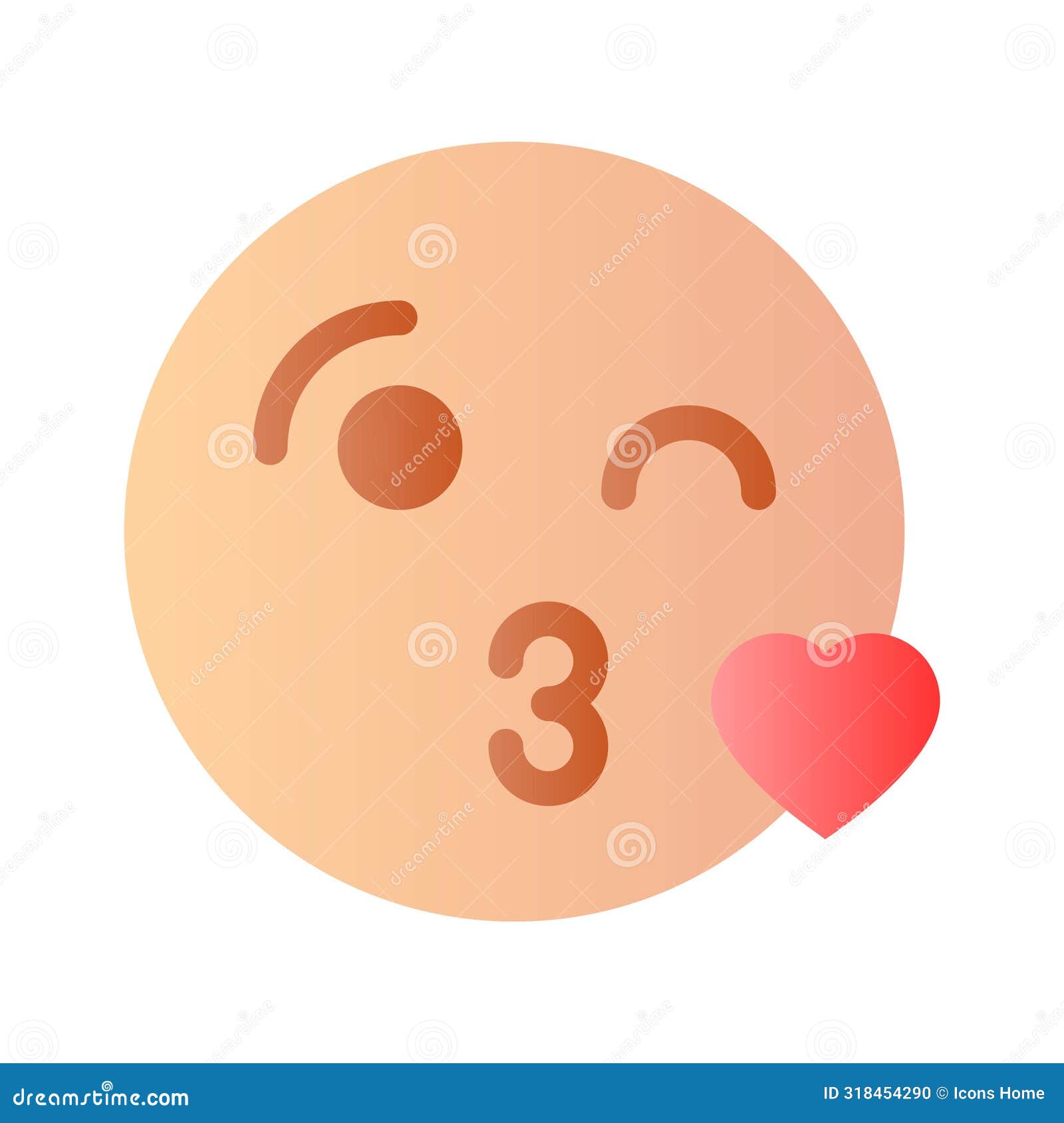 Kissing Emoji Vector Design, Ready To Use Icon Stock Vector ...