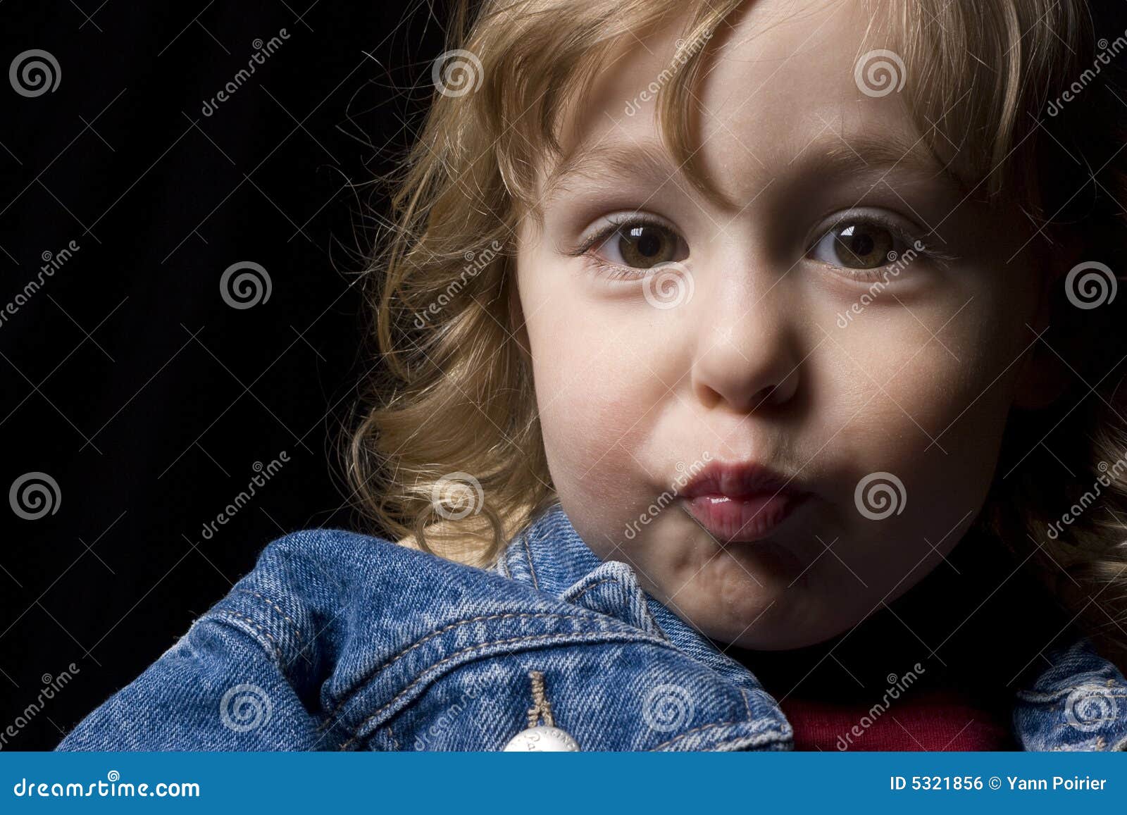 Kissy face stock photo. Image of full, white, person, child - 5321856