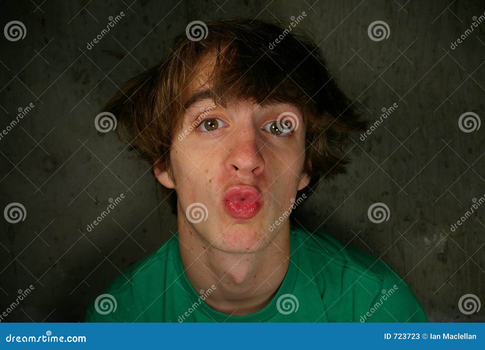 Kissy face stock image. Image of cement, happy, kissy, face - 723723