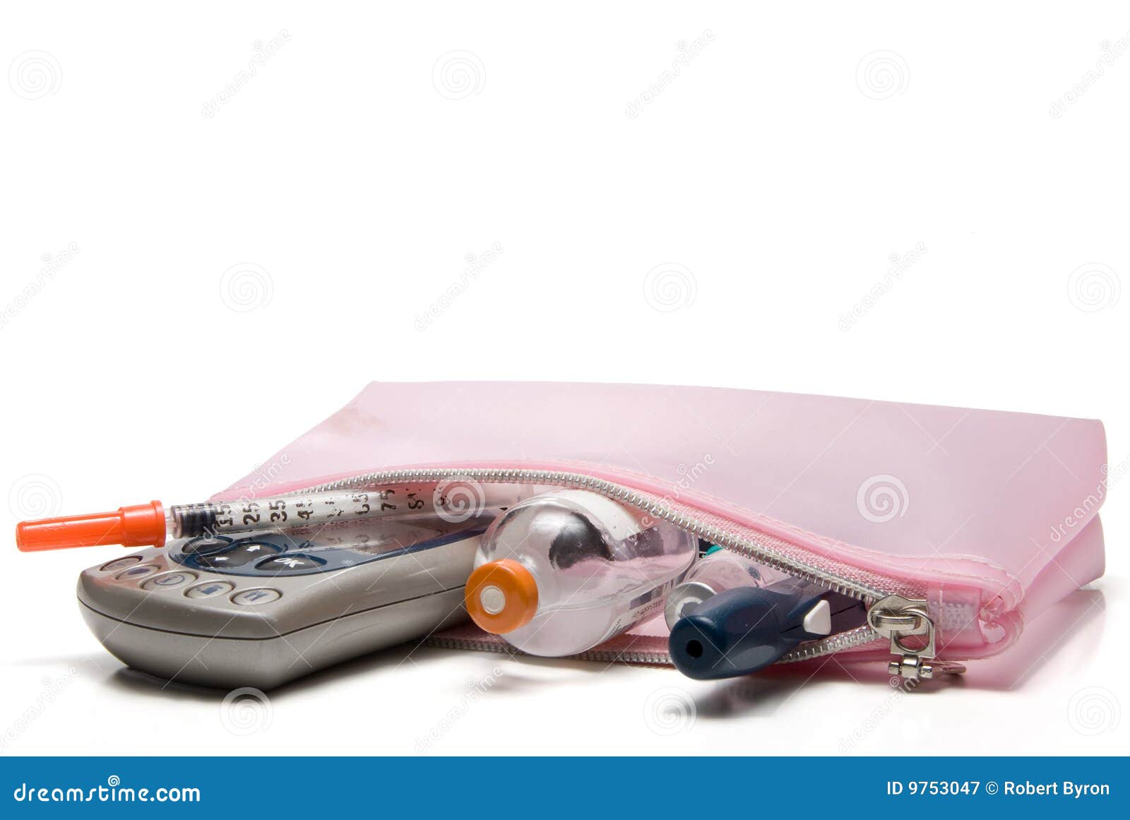 Kit de la diabetes imagen de archivo. Imagen de diabético - 9753047