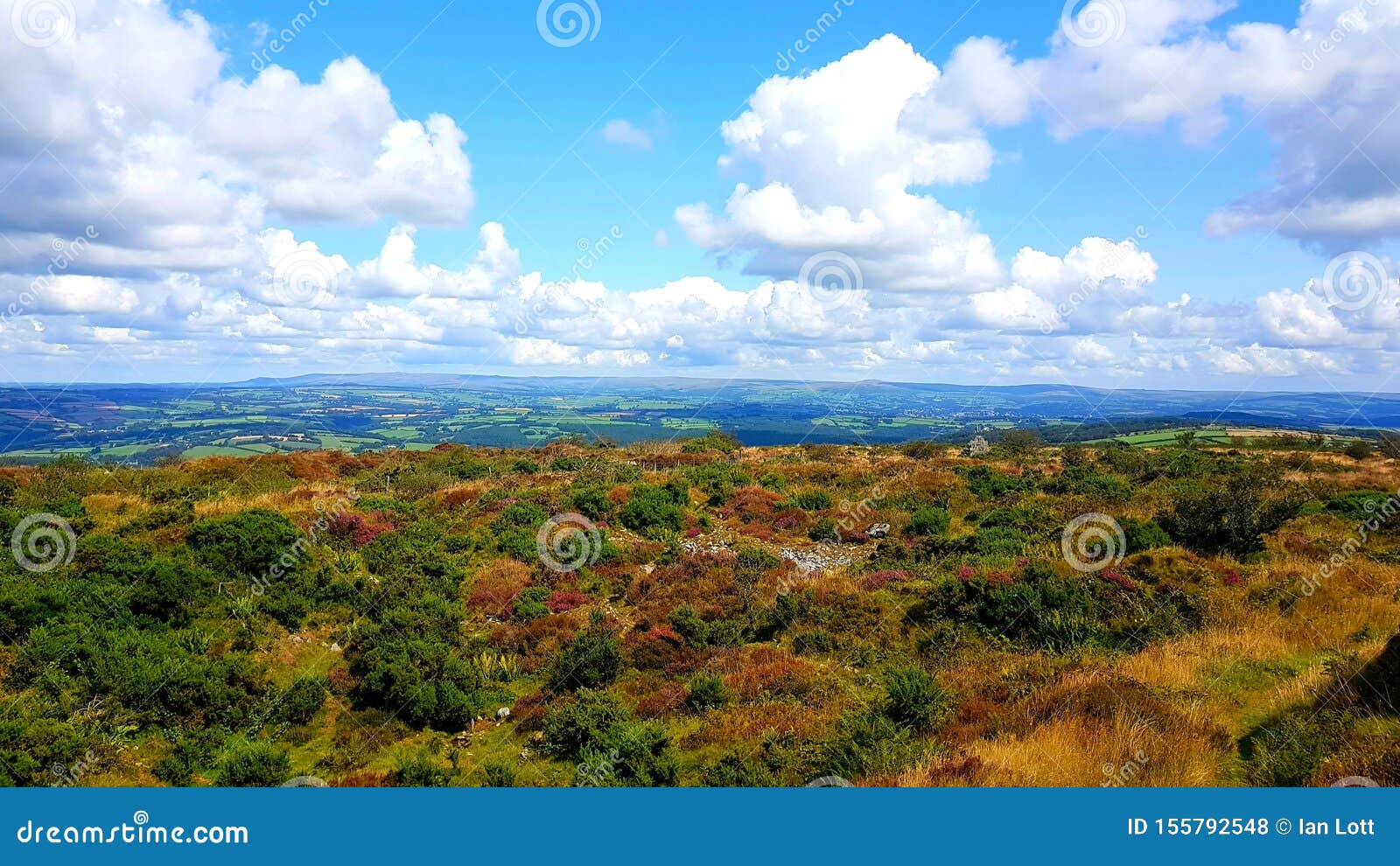 Kit Hill Cornwall Looking Towards North Devon Stock Photo - Image of ...