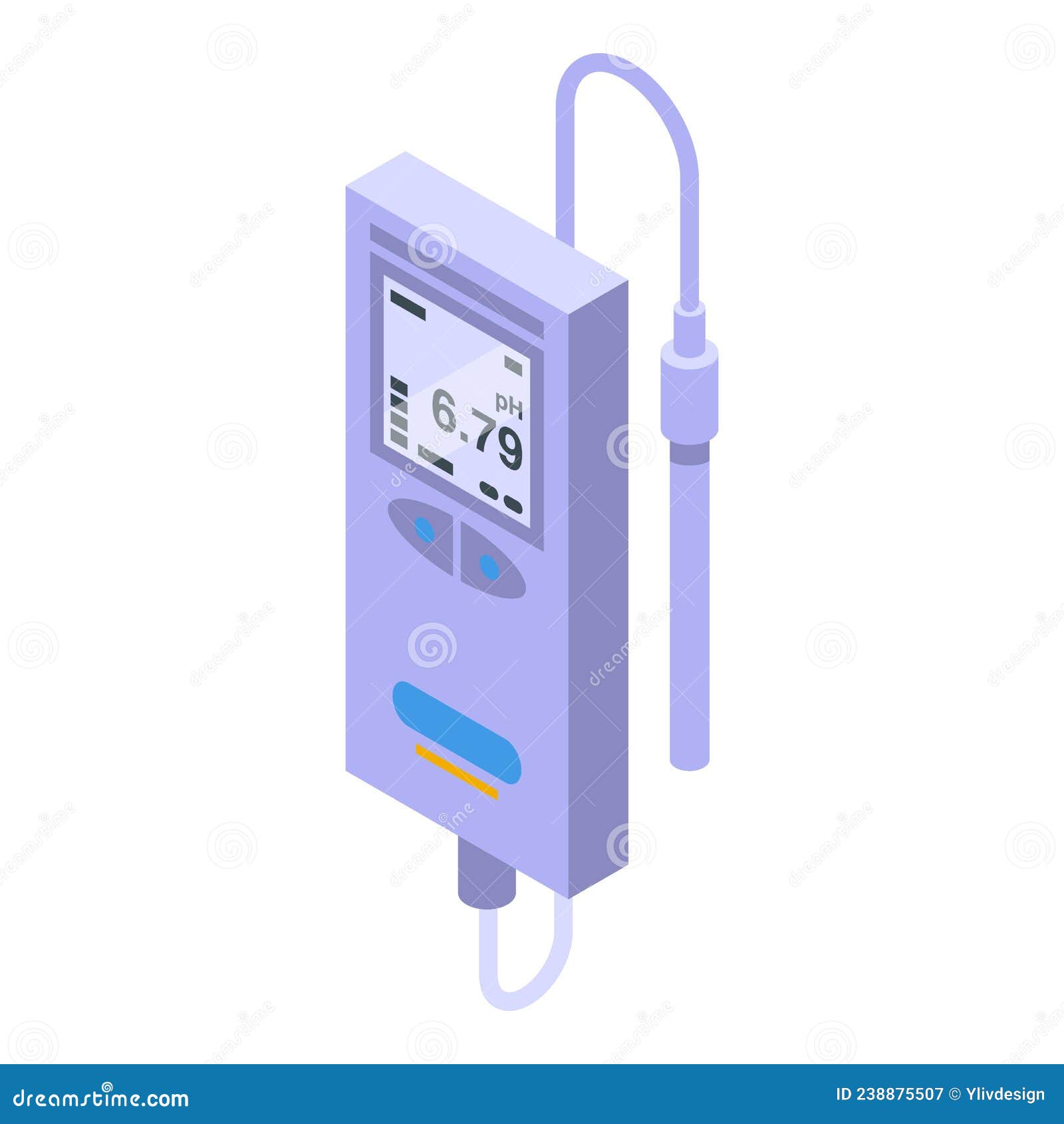 Kit Ph Meter Icon Isometric Vector. Water Test Stock Vector ...