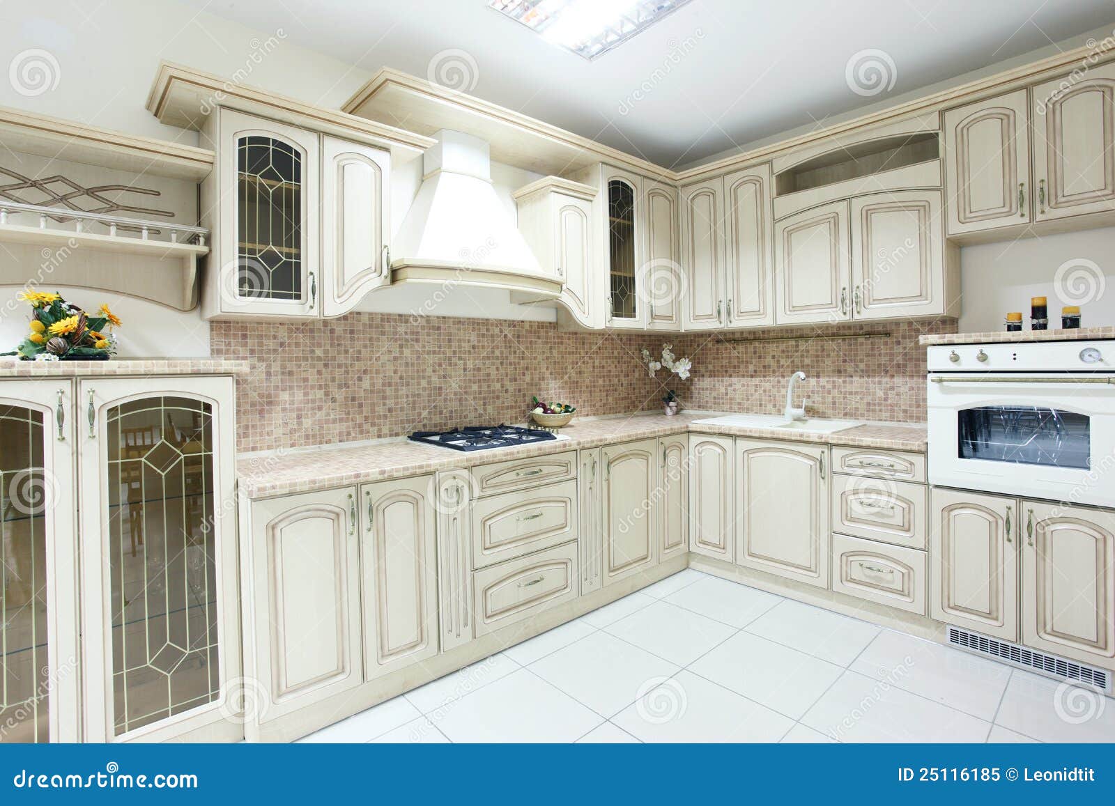 Kitchen stock image. Image of interior, house, apartment - 25116185