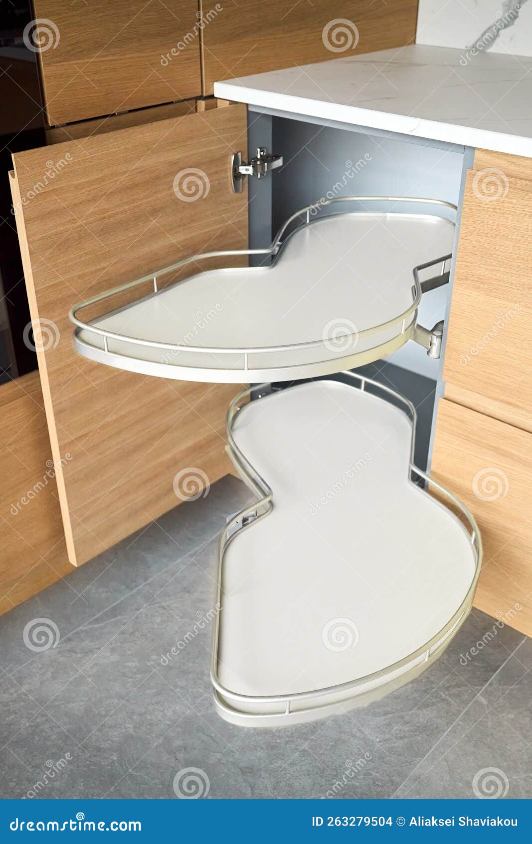 Kitchen Access Mechanism Magic Corner for Blind Corner Cabinets ...