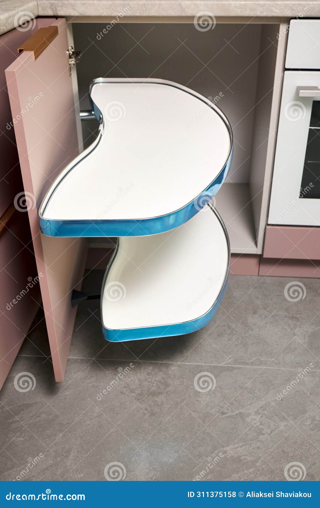 Kitchen Access Mechanism Magic Corner for Blind Corner Cabinets ...