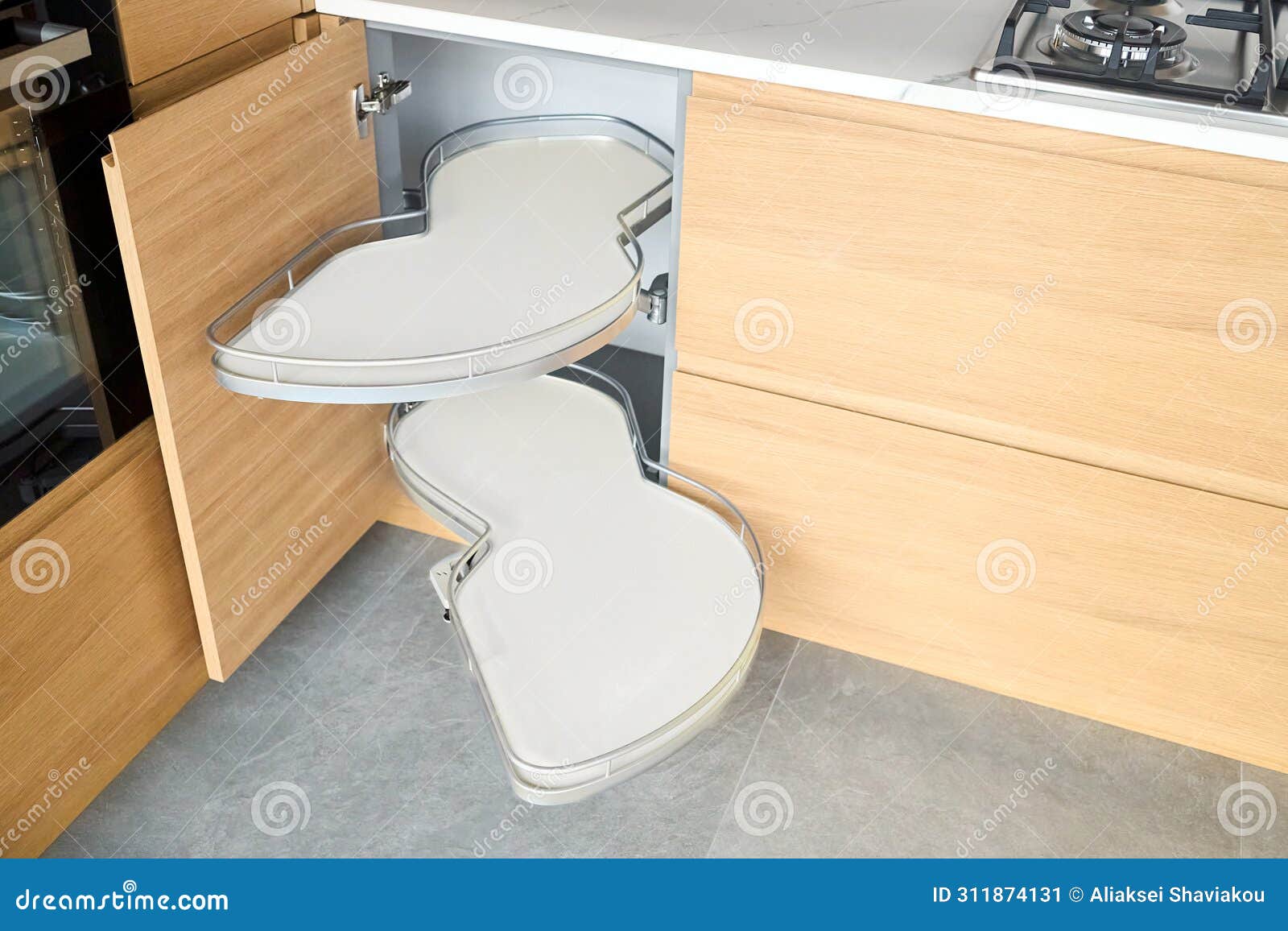 Kitchen Access Mechanism Magic Corner for Blind Corner Cabinets ...