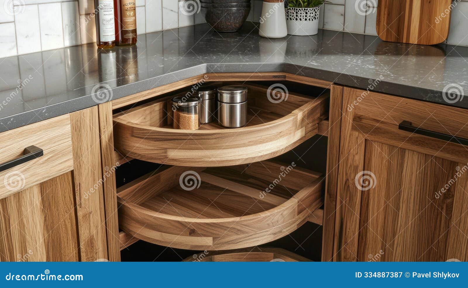 Kitchen Access Mechanism Magic Corner for Blind Corner Cabinets ...