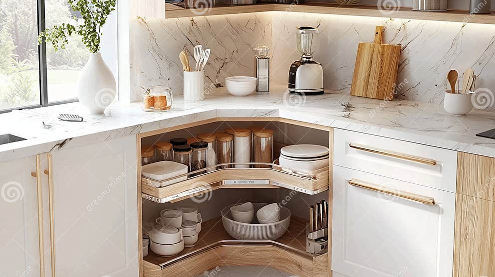 Kitchen Access Mechanism Magic Corner for Blind Corner Cabinets ...