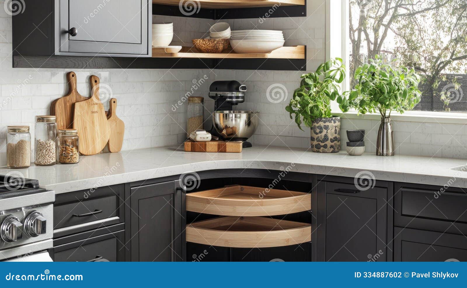 Kitchen Access Mechanism Magic Corner for Blind Corner Cabinets ...