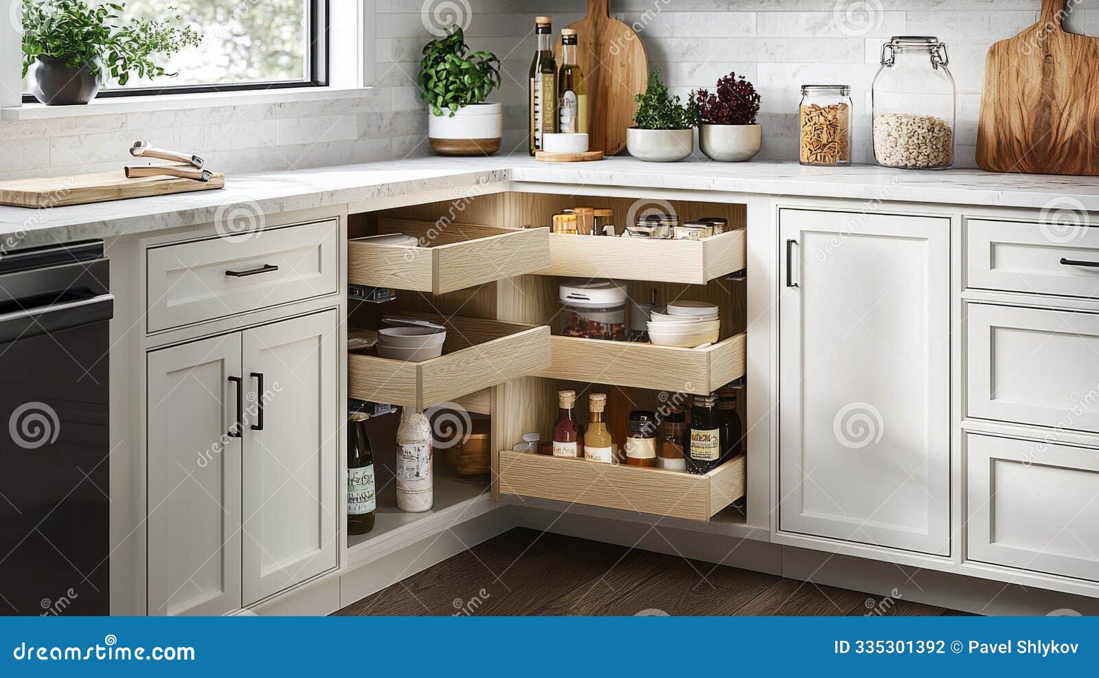 Kitchen Access Mechanism Magic Corner for Blind Corner Cabinets ...
