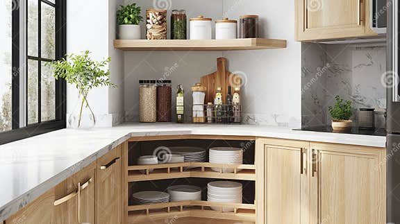 Kitchen Access Mechanism Magic Corner for Blind Corner Cabinets ...