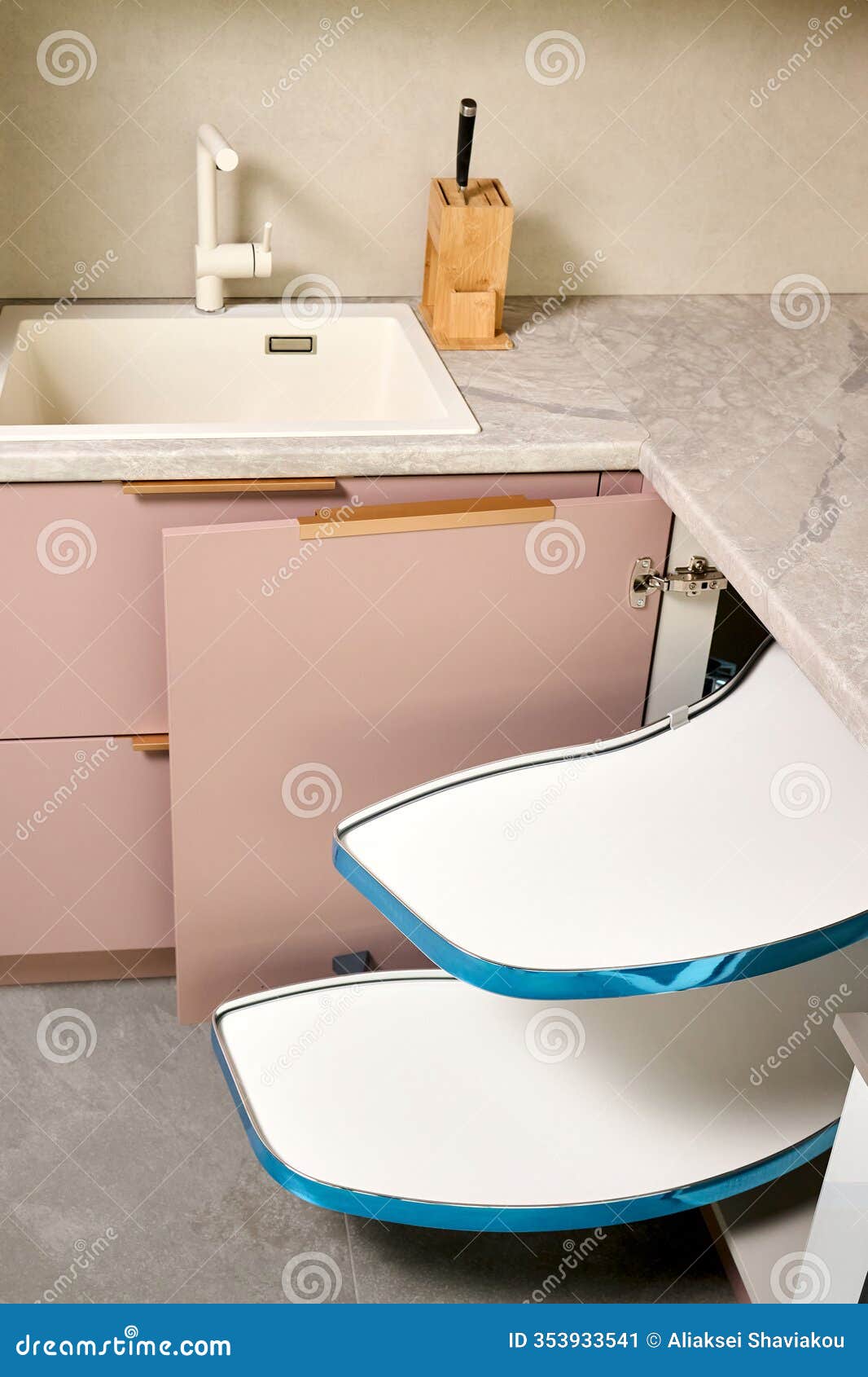 Kitchen Access Mechanism Magic Corner for Blind Corner Cabinets ...