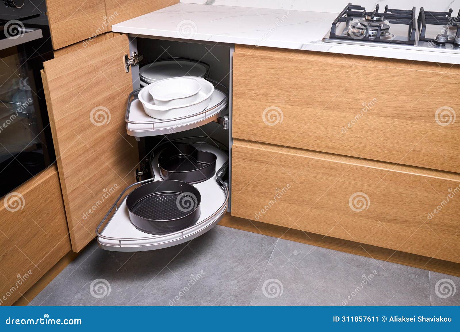 Kitchen Access Mechanism Magic Corner for Blind Corner Cabinets ...