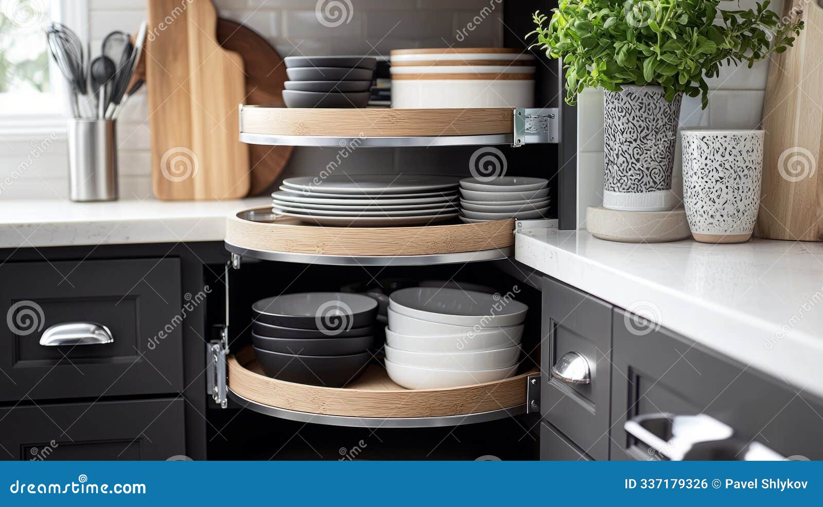 Kitchen Access Mechanism Magic Corner for Blind Corner Cabinets ...