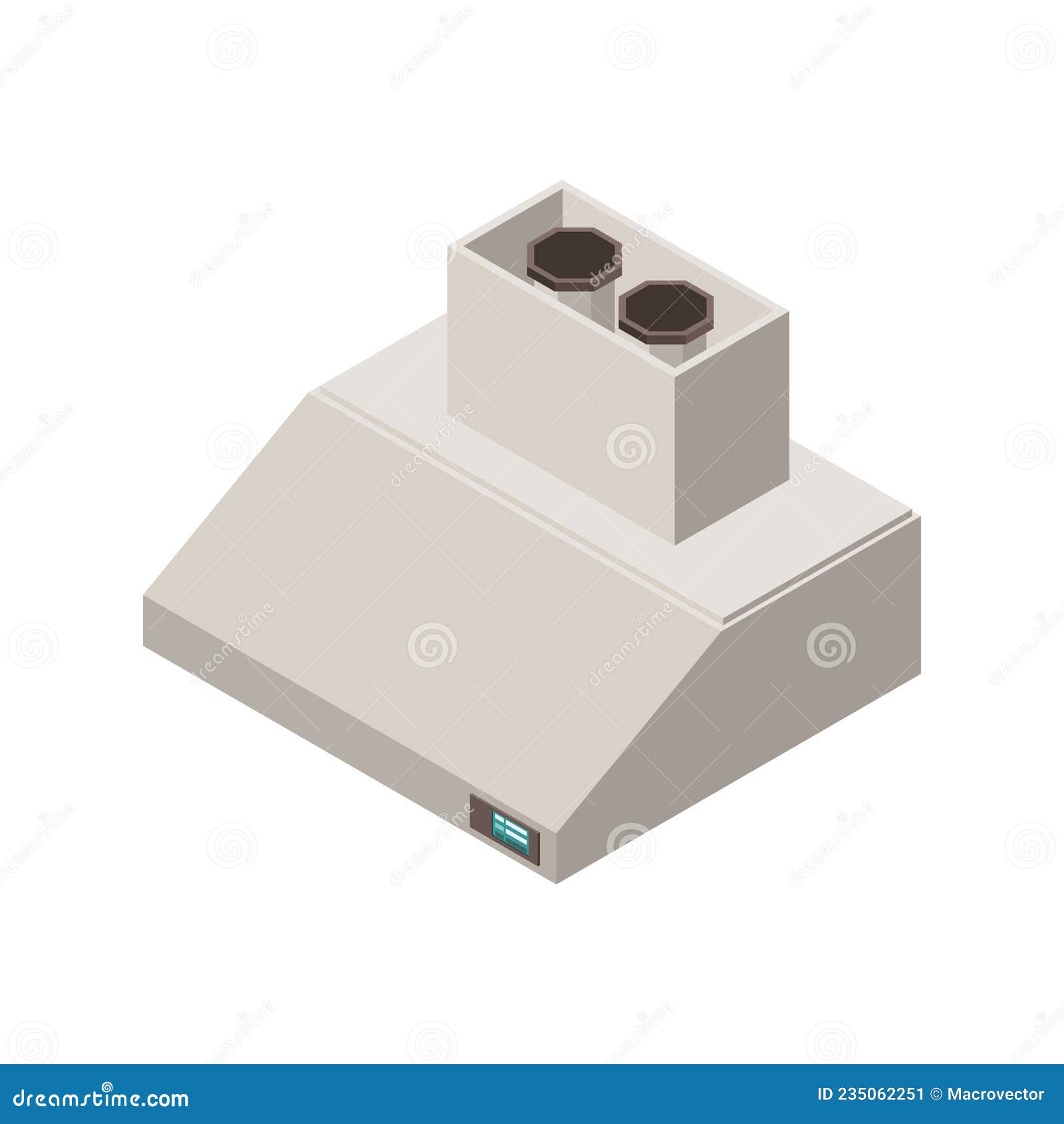 Kitchen Air Extractor Composition Stock Vector - Illustration of ...