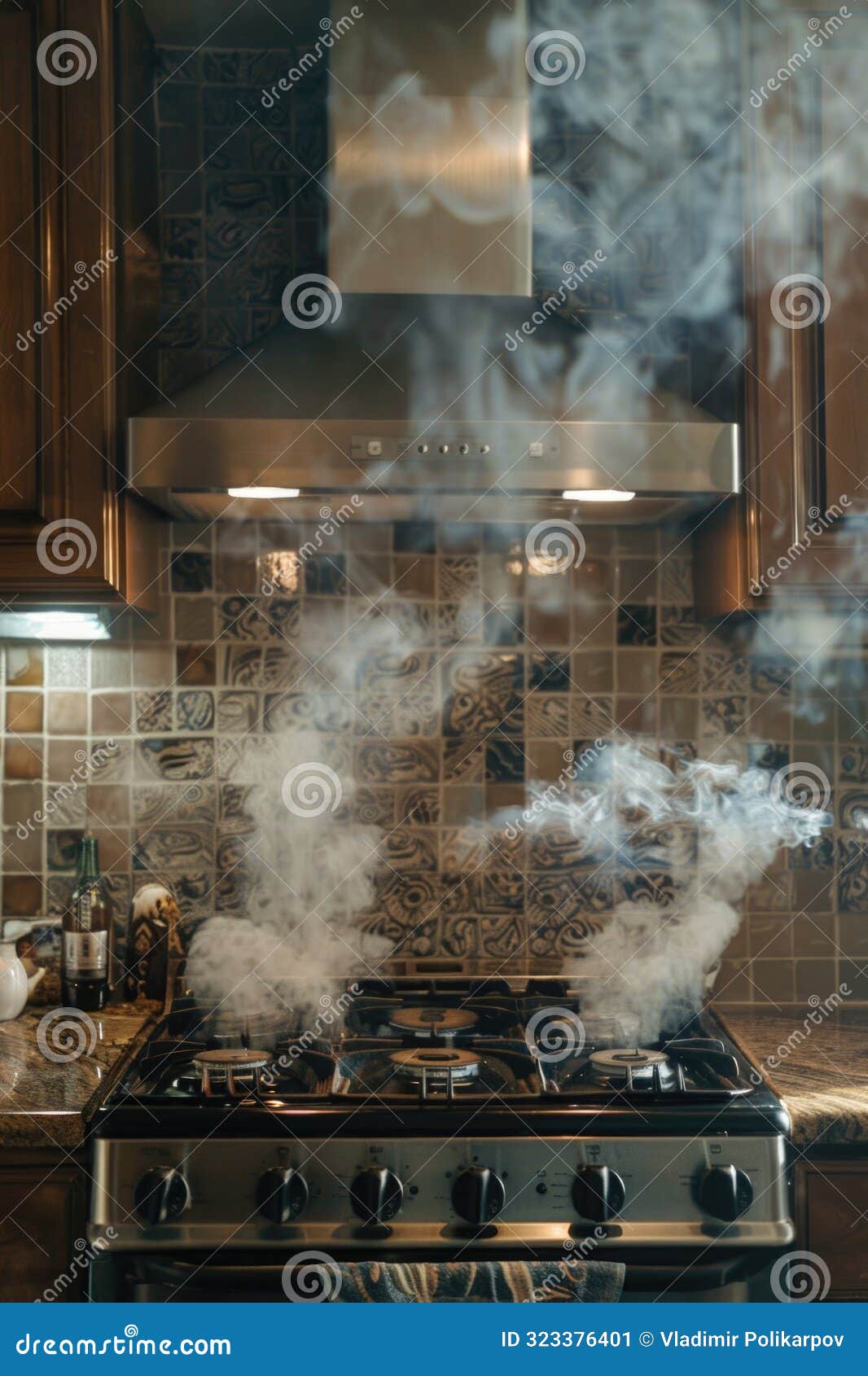 A Kitchen Appliance with Steam Output Stock Image - Image of chef ...