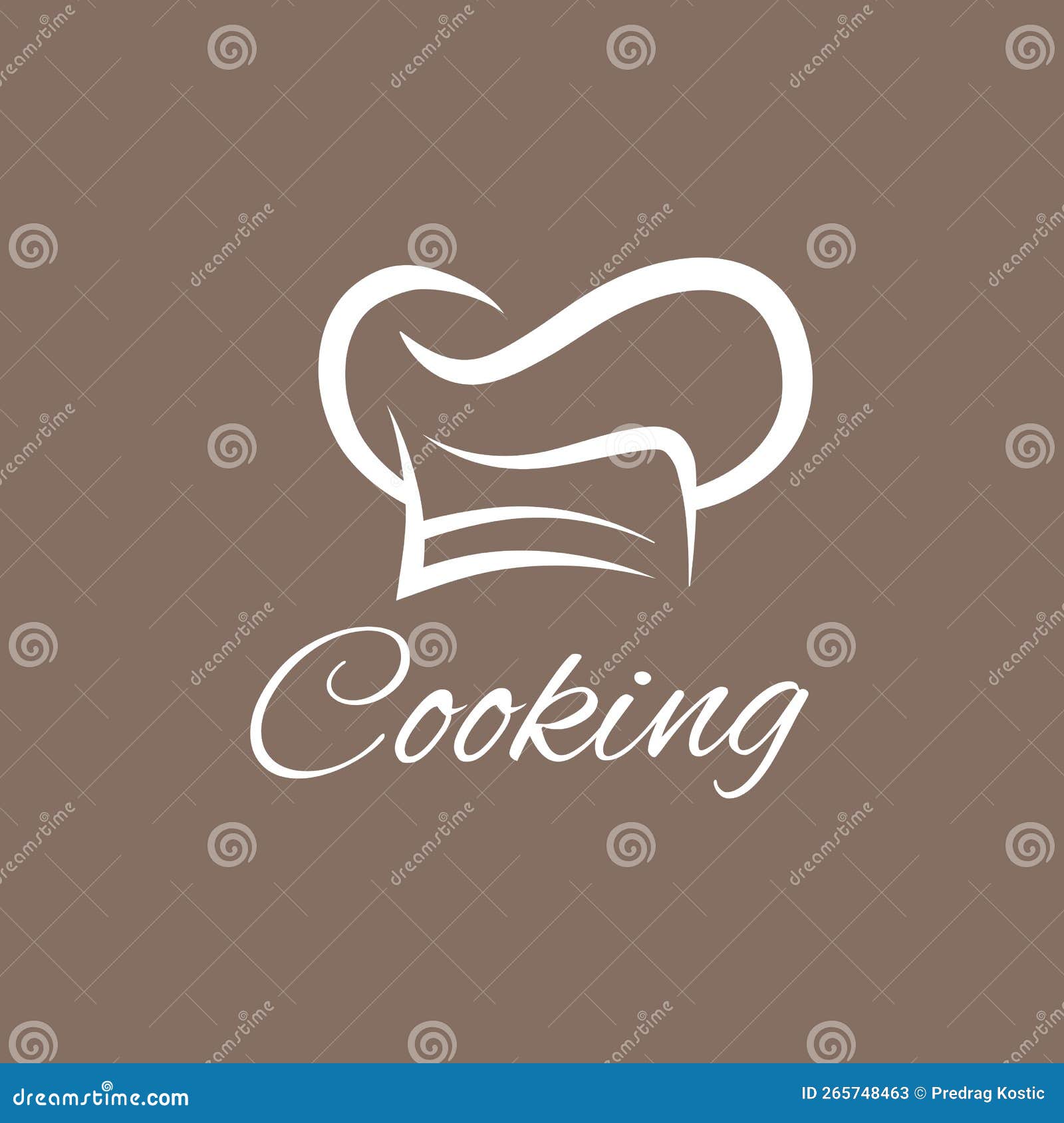 Kitchen cap logo stock illustration. Illustration of circle - 265748463