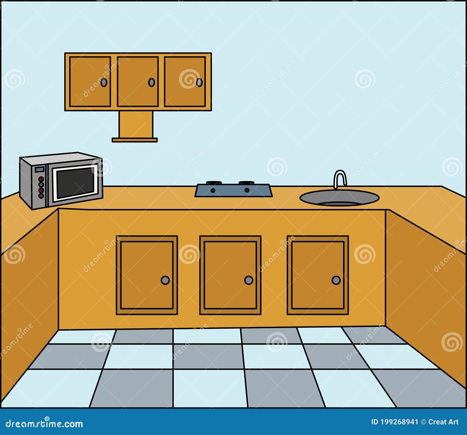 Kitchen Clipart Stock Illustrations – 17,744 Kitchen Clipart Stock ...