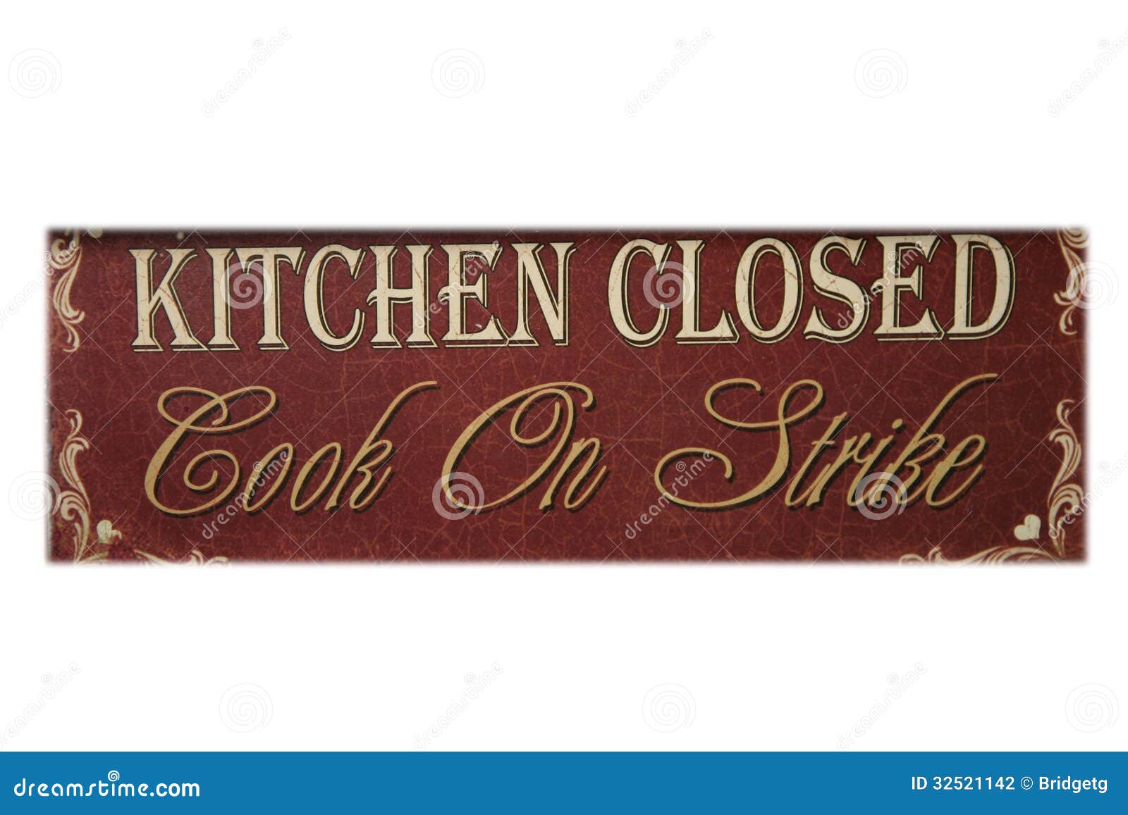 Kitchen closed signed stock photo. Image of wall, decoration - 32521142
