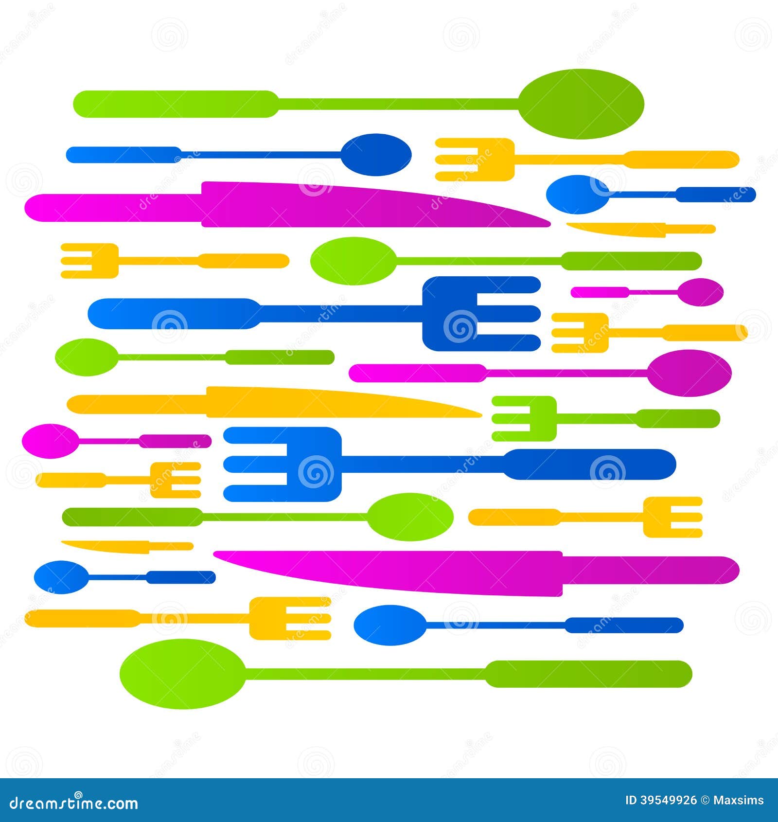 Kitchen Collection Colored Icon Logo Sign Illustra Stock Vector ...