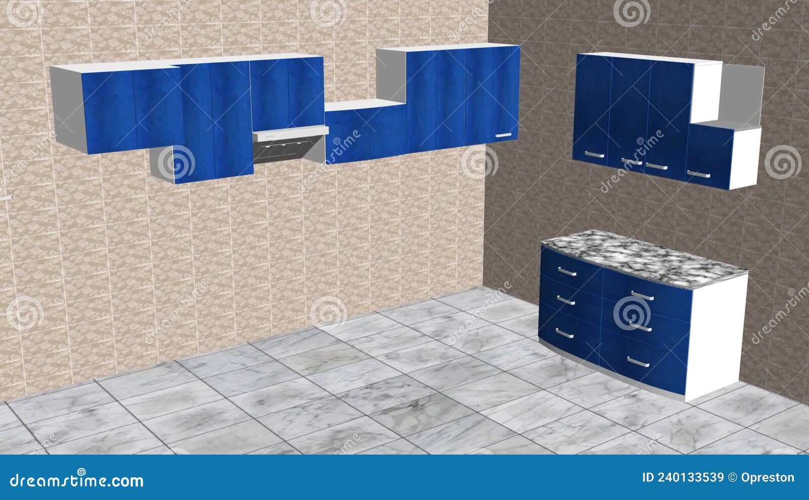 Kitchen Assembling.Time-lapse 3d Animation Stock Video - Video of ...