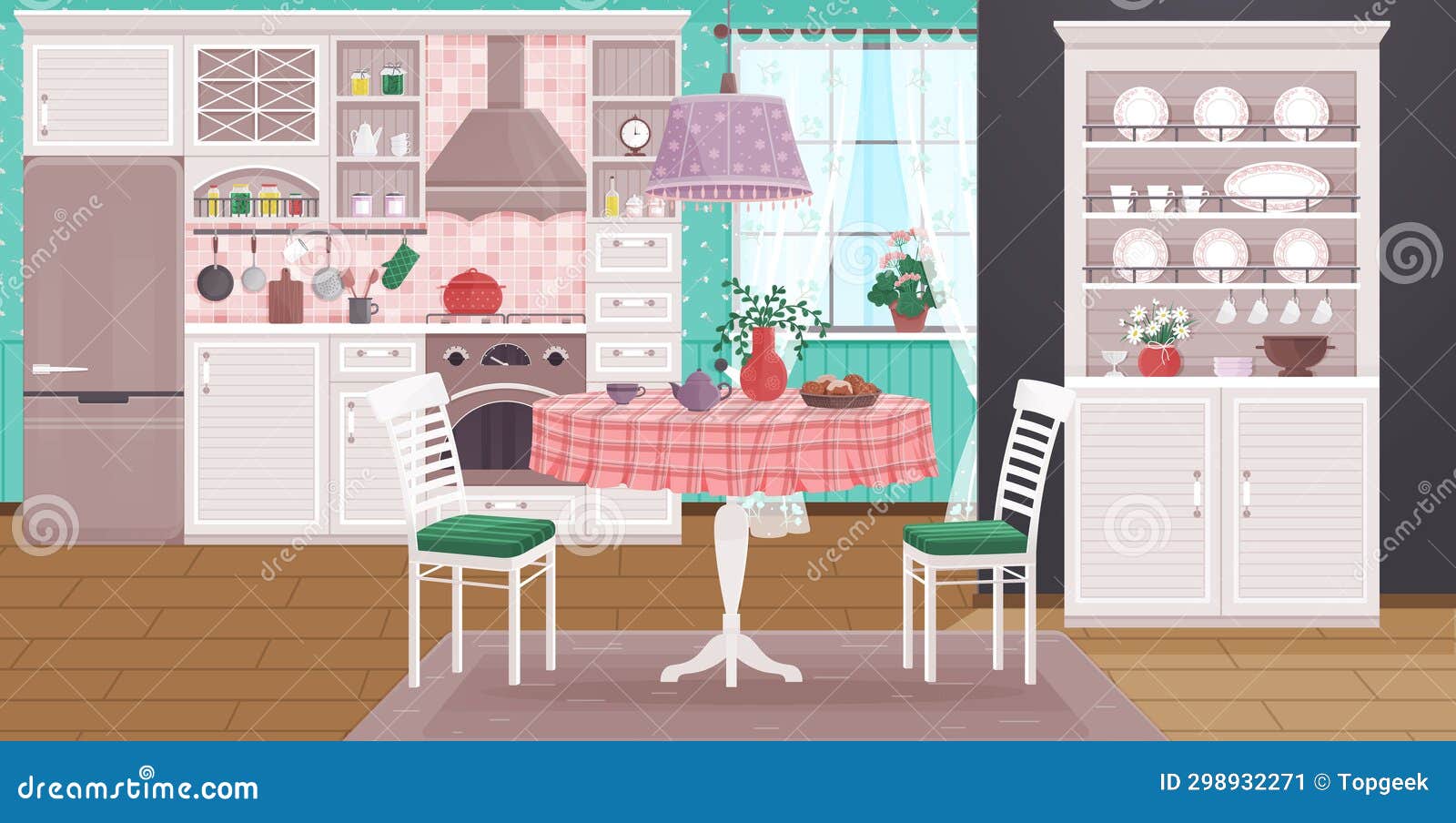 Kitchen. Cookware and Utensils Organize Kitchen, Turning it into ...