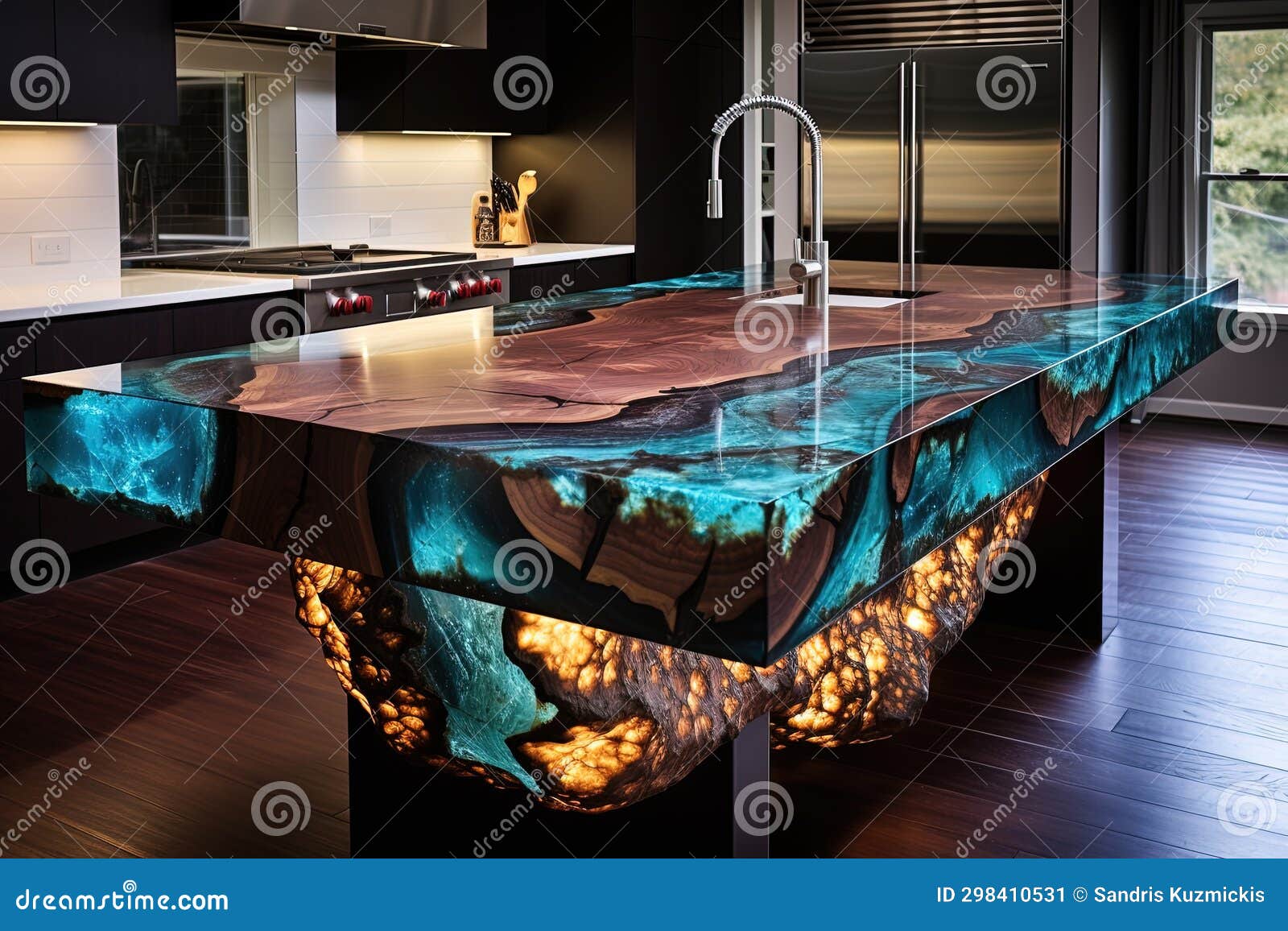 Kitchen Countertops Made Of . Generative AI Royalty-Free Stock Photo ...