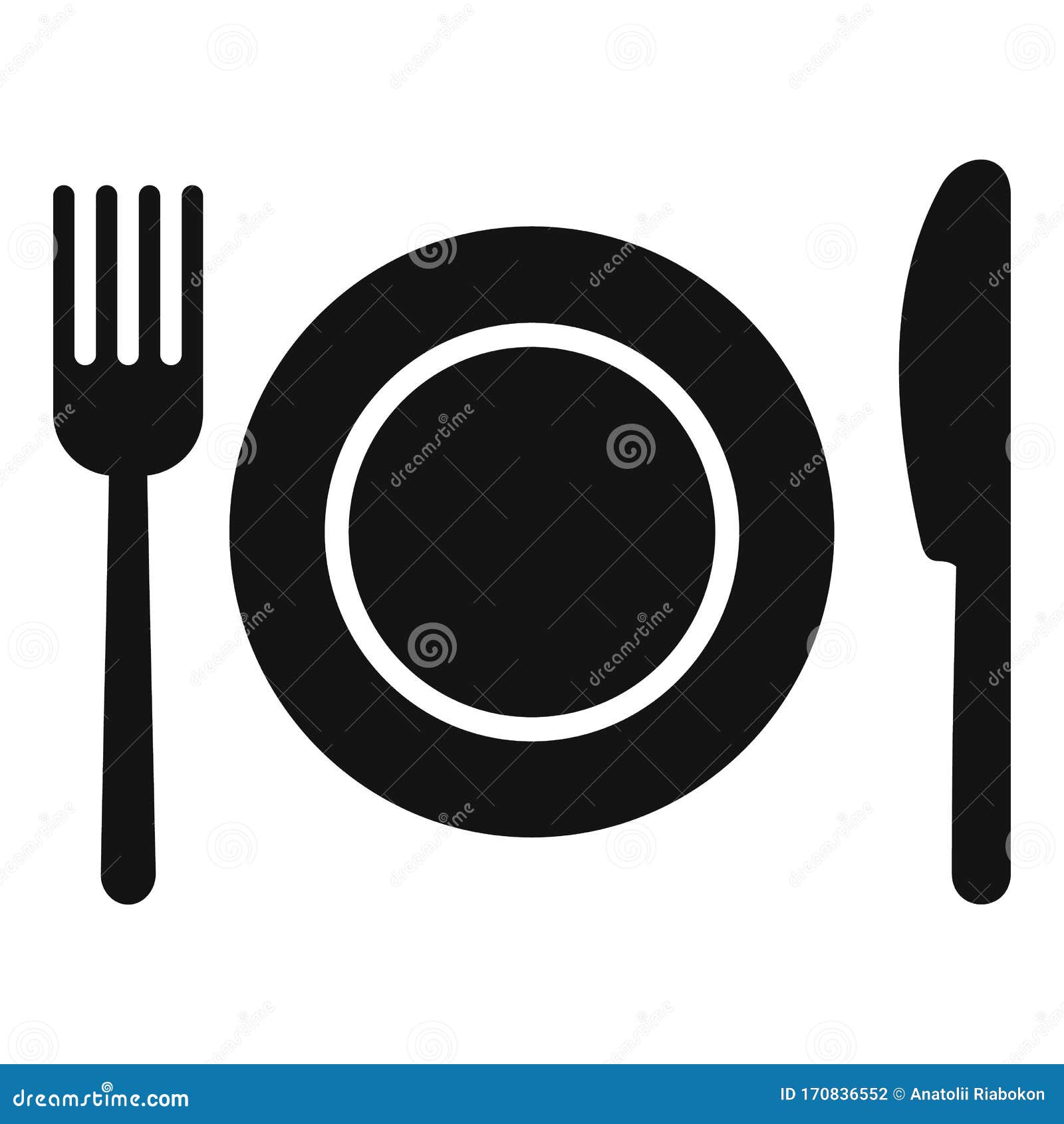 Kitchen Dishes Icon, Simple Style Stock Vector - Illustration of ladle ...