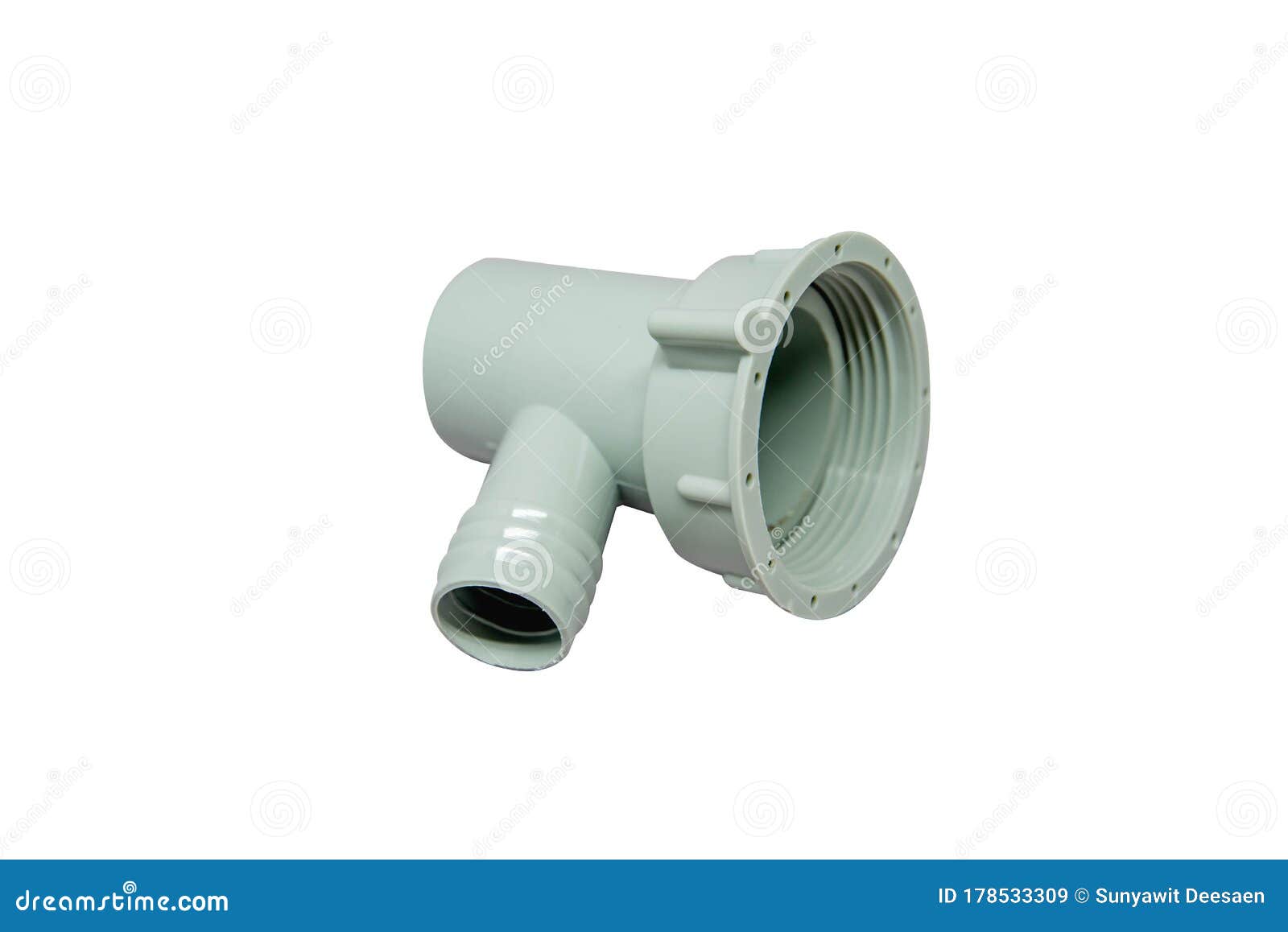 Kitchen Drain Isolated on White Background Stock Image - Image of ...