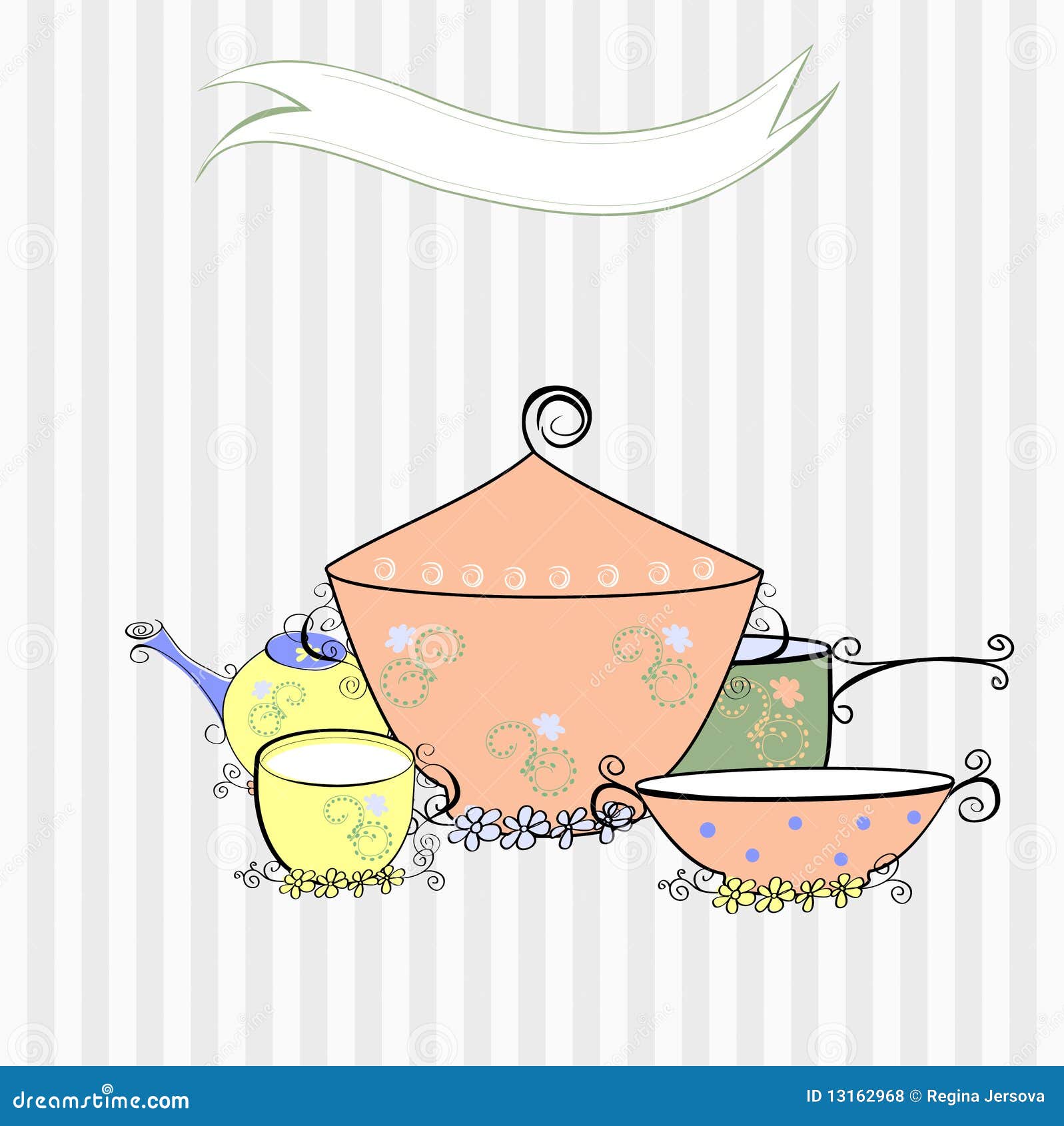 Kitchen Equipment Sale Logos Set Cartoon Vector | CartoonDealer.com ...