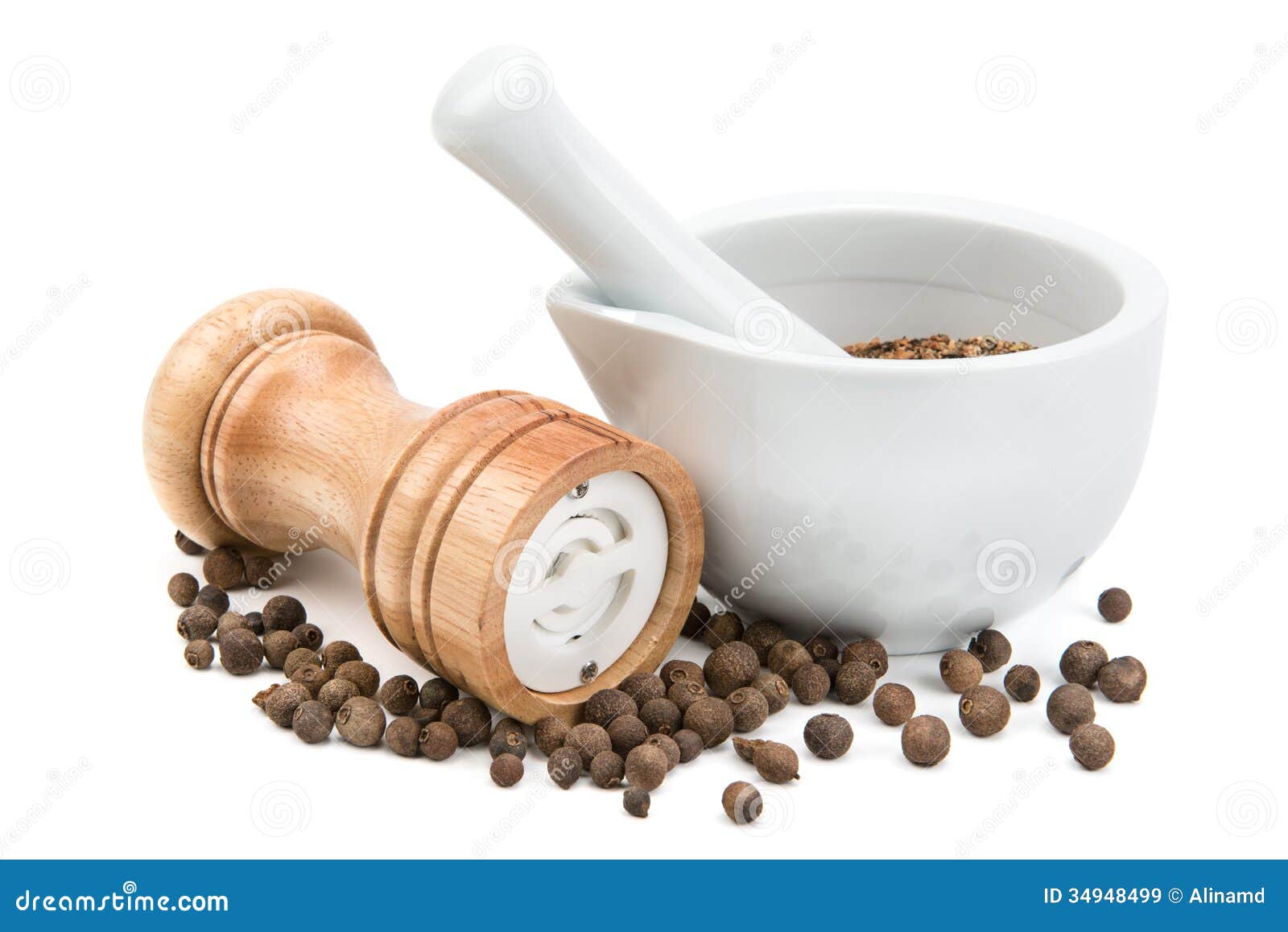 Kitchen Equipment for Grinding Spices Stock Image - Image of domestic ...