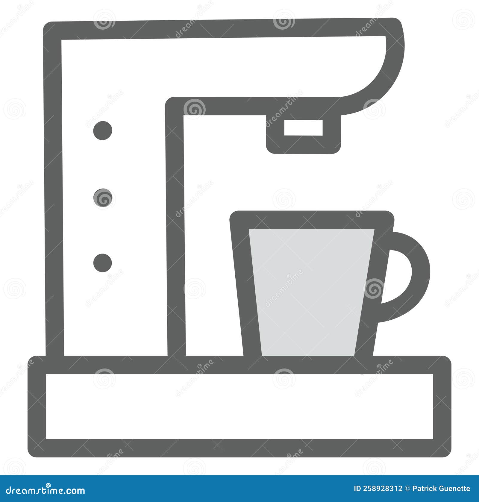 Kitchen Espresso Machine, Icon Stock Vector - Illustration of equipment ...