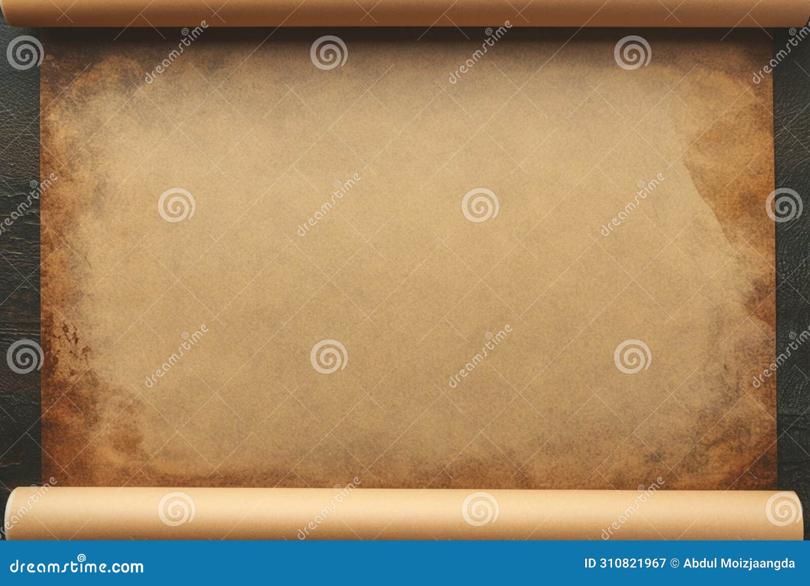 Old Unrolled Parchment Paper Certificate Line Art Icon For Games And ...