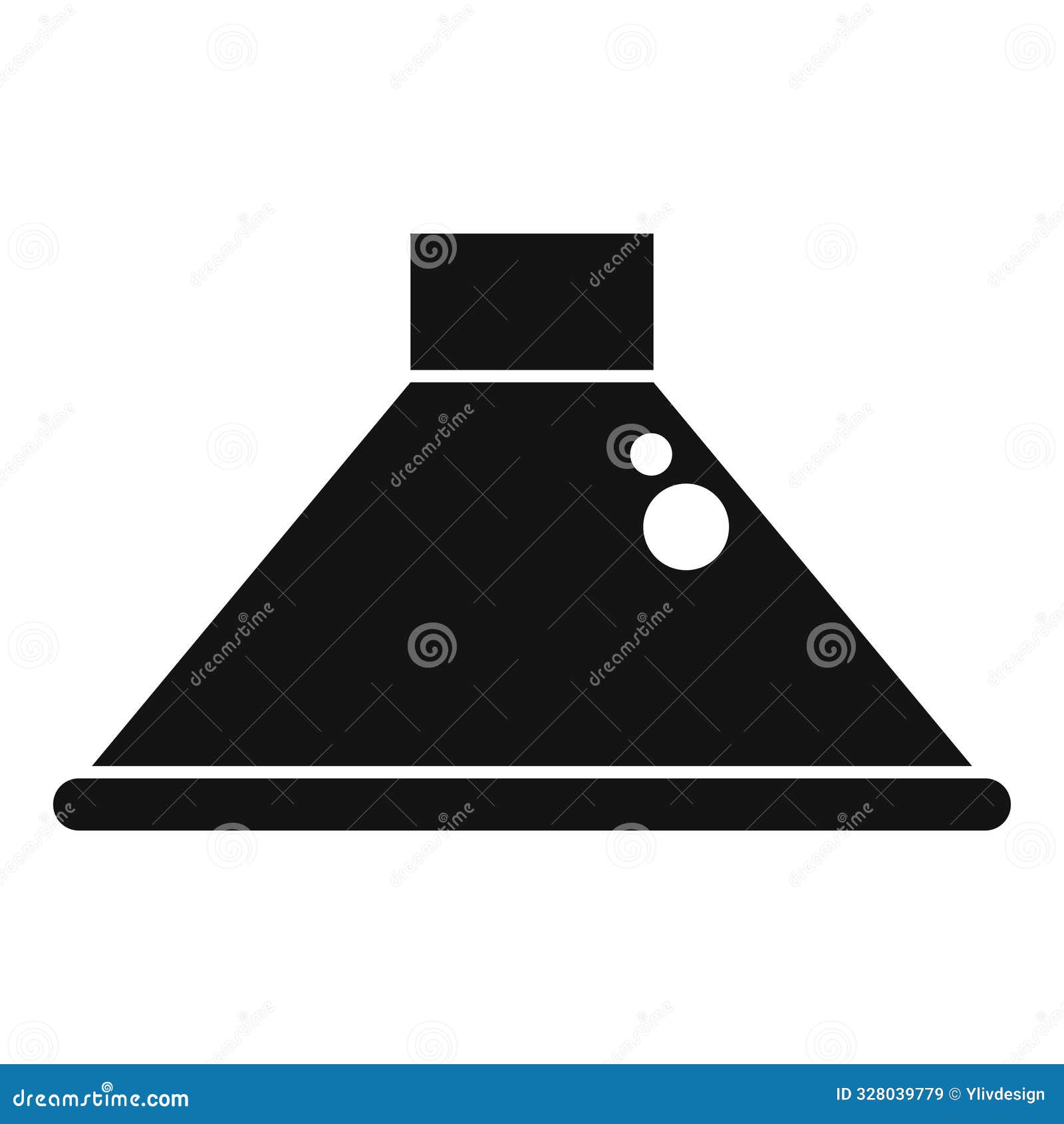 Extractor Hood Icon Black Line Art Vector | CartoonDealer.com #326485130