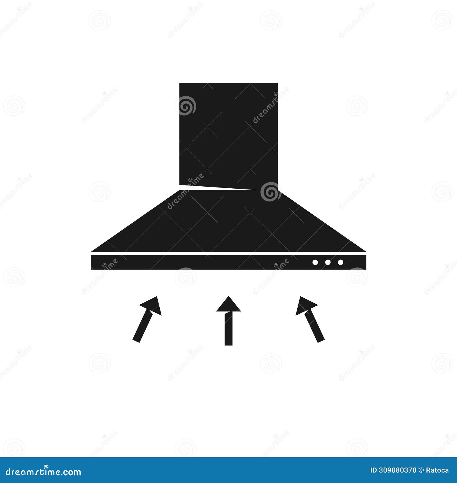 Kitchen Extractor Machine Icon Vector Illustration | CartoonDealer.com ...