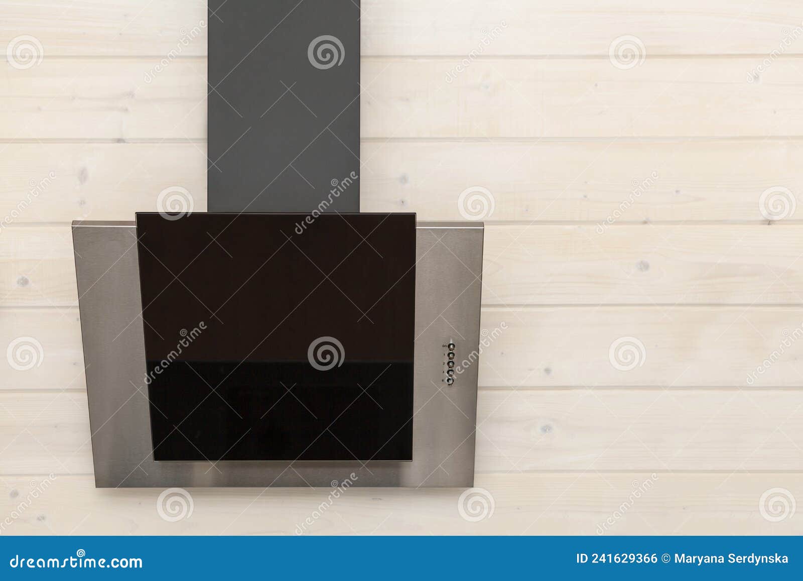 Kitchen Extractor on the Wall Stock Photo - Image of ventilation, oven ...