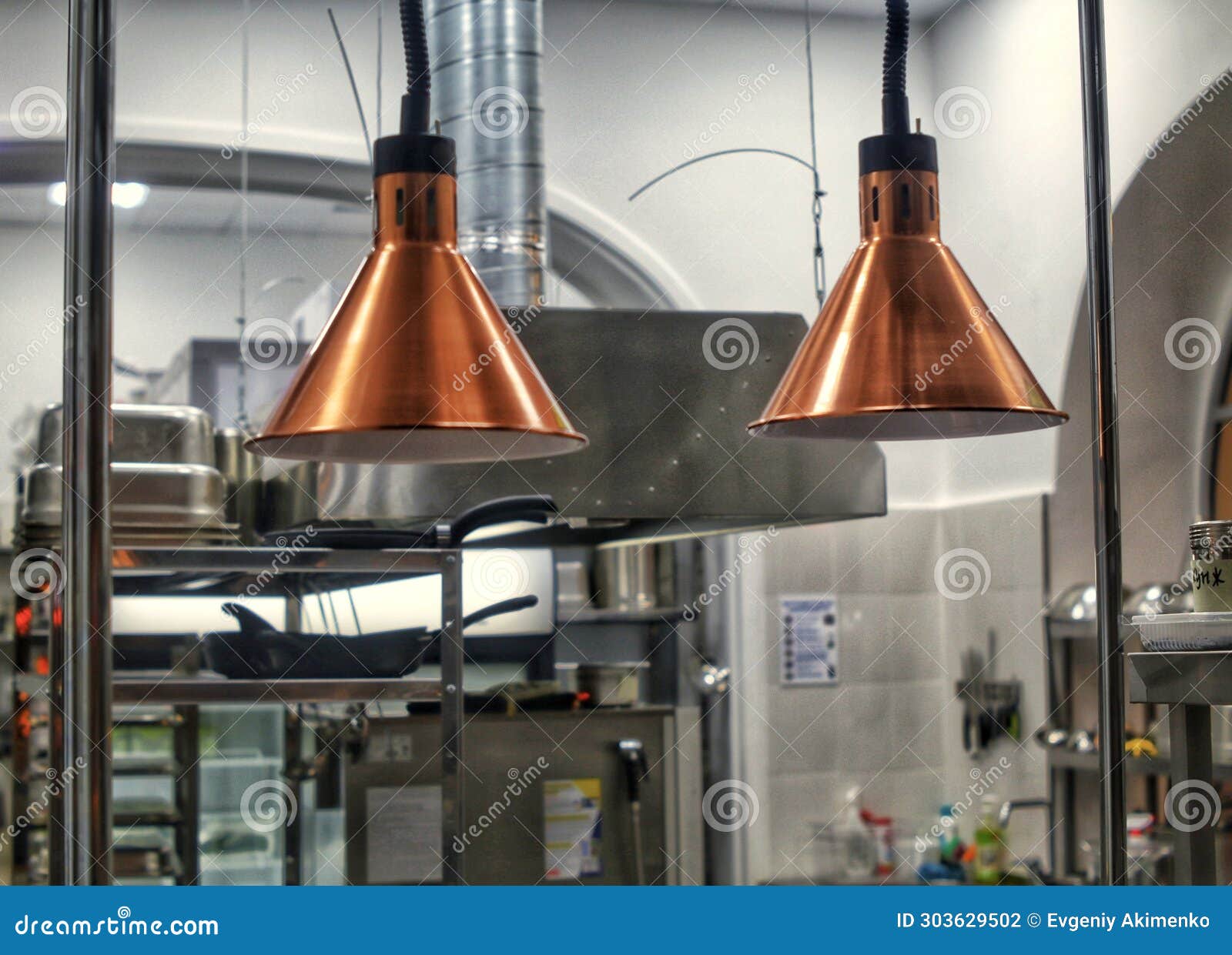 Kitchen in a Fast Food Restaurant Stock Photo - Image of restaurant ...