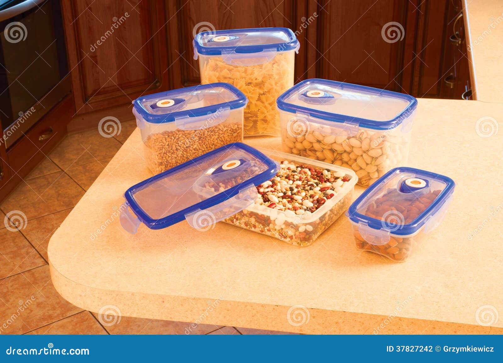 Kitchen food containers stock photo. Image of kitchen - 37827242