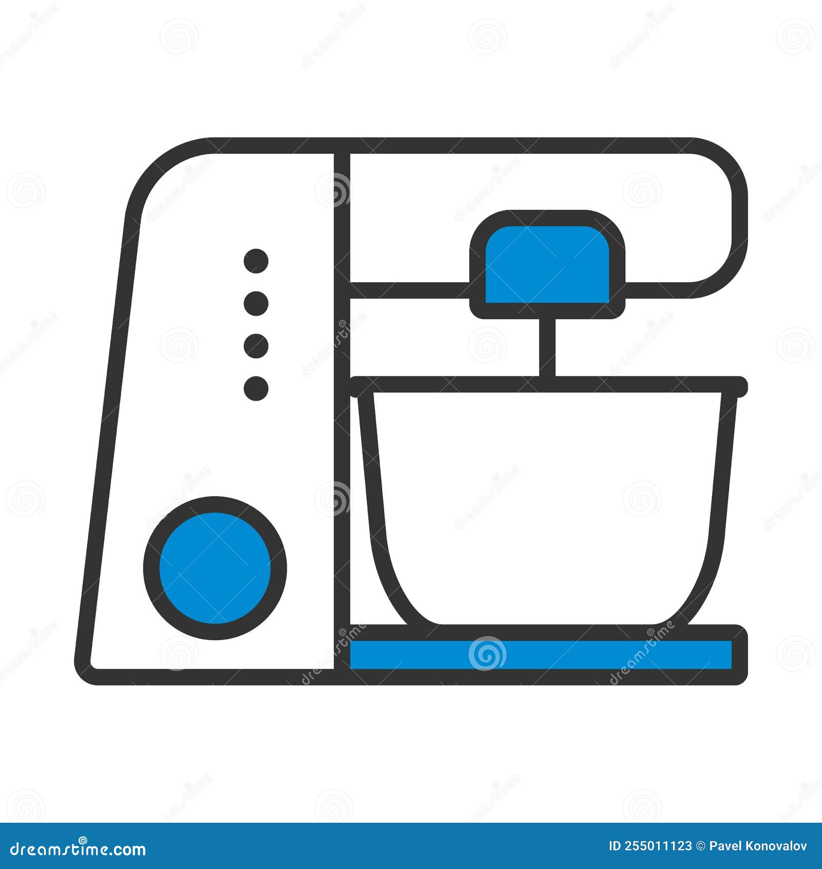 Kitchen Food Processor Icon Stock Vector - Illustration of food, fruit ...