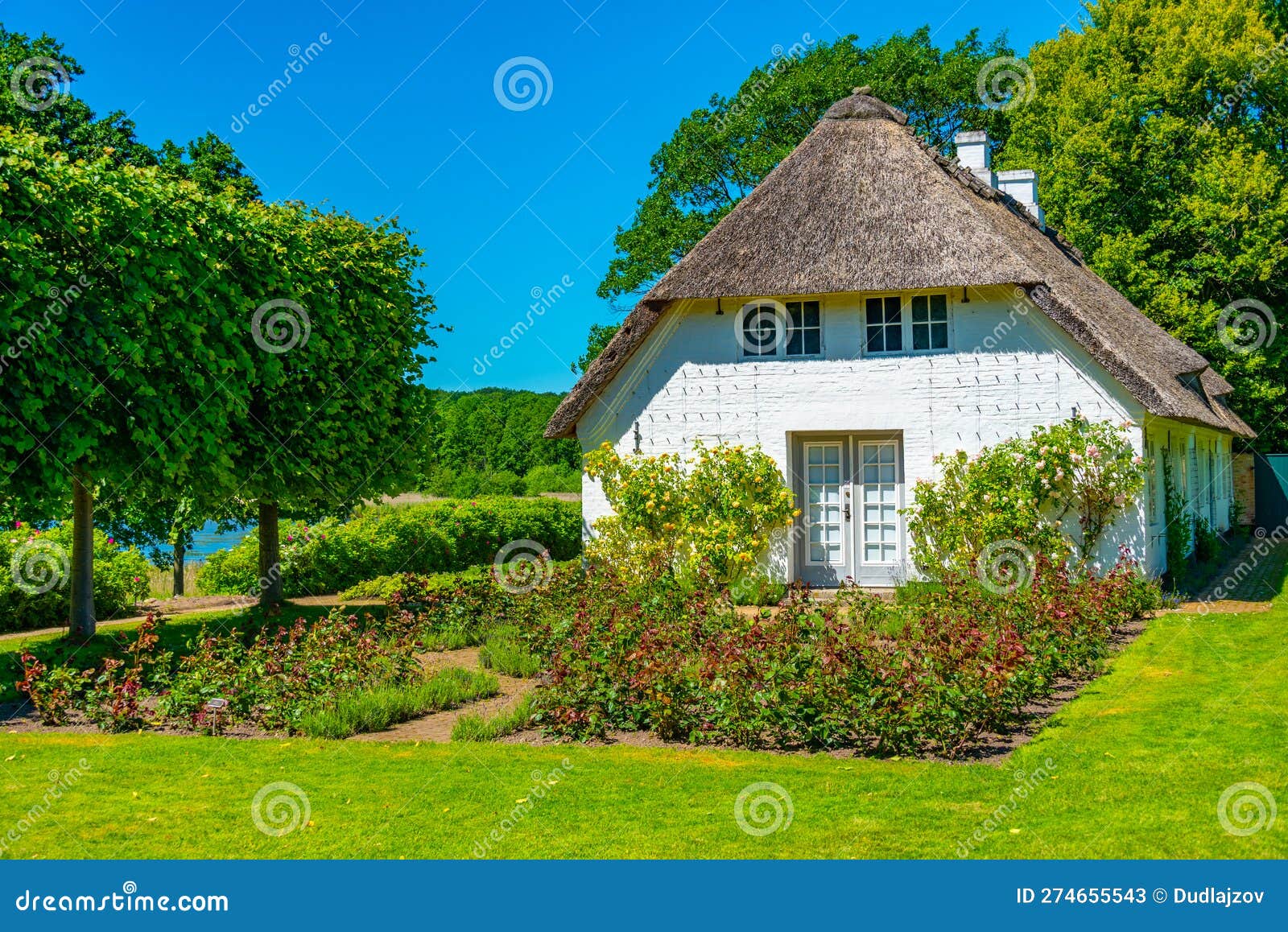 Kitchen Garden at Gr??sten Palace in Denmark Stock Image - Image of ...