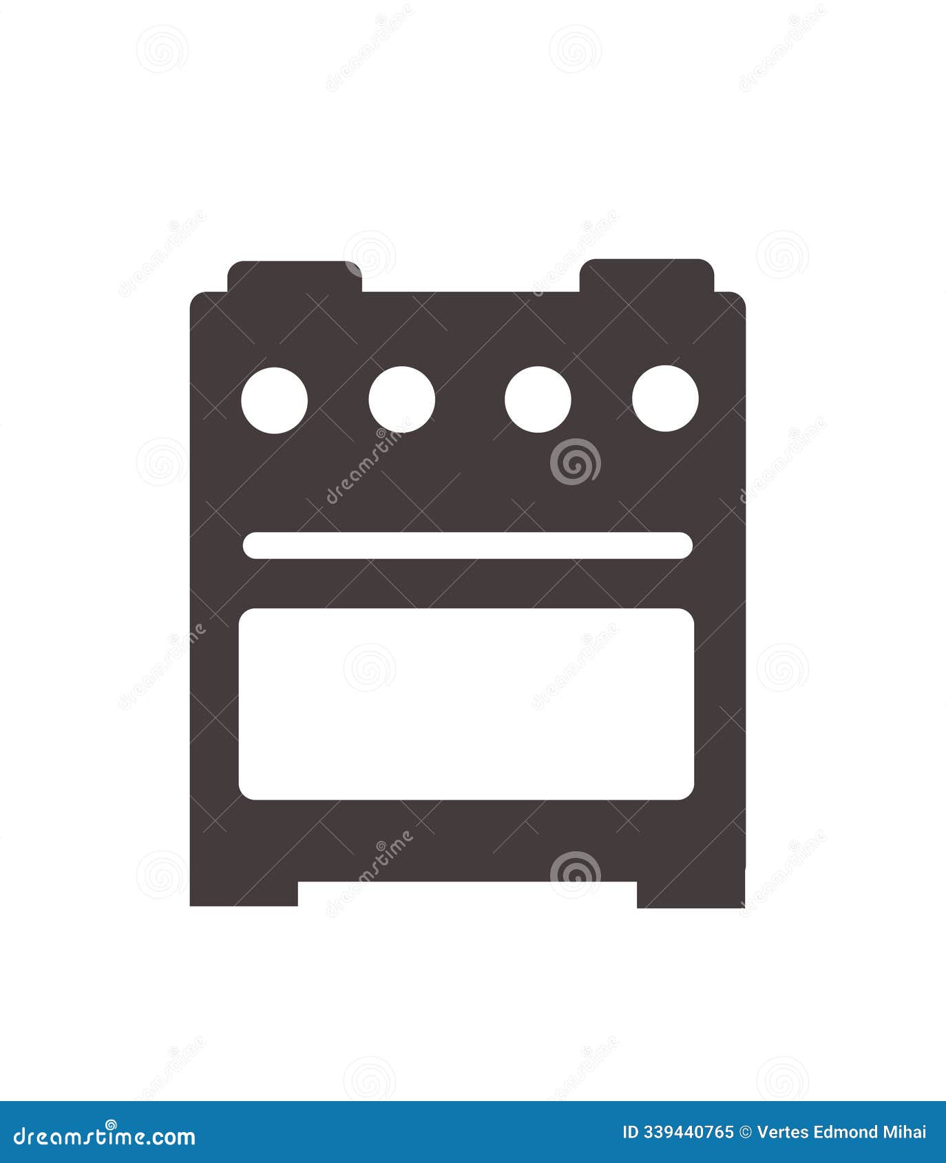 Stove Icon, Kitchen, Kitchenware, Cooking, Oven Vector Illustration ...