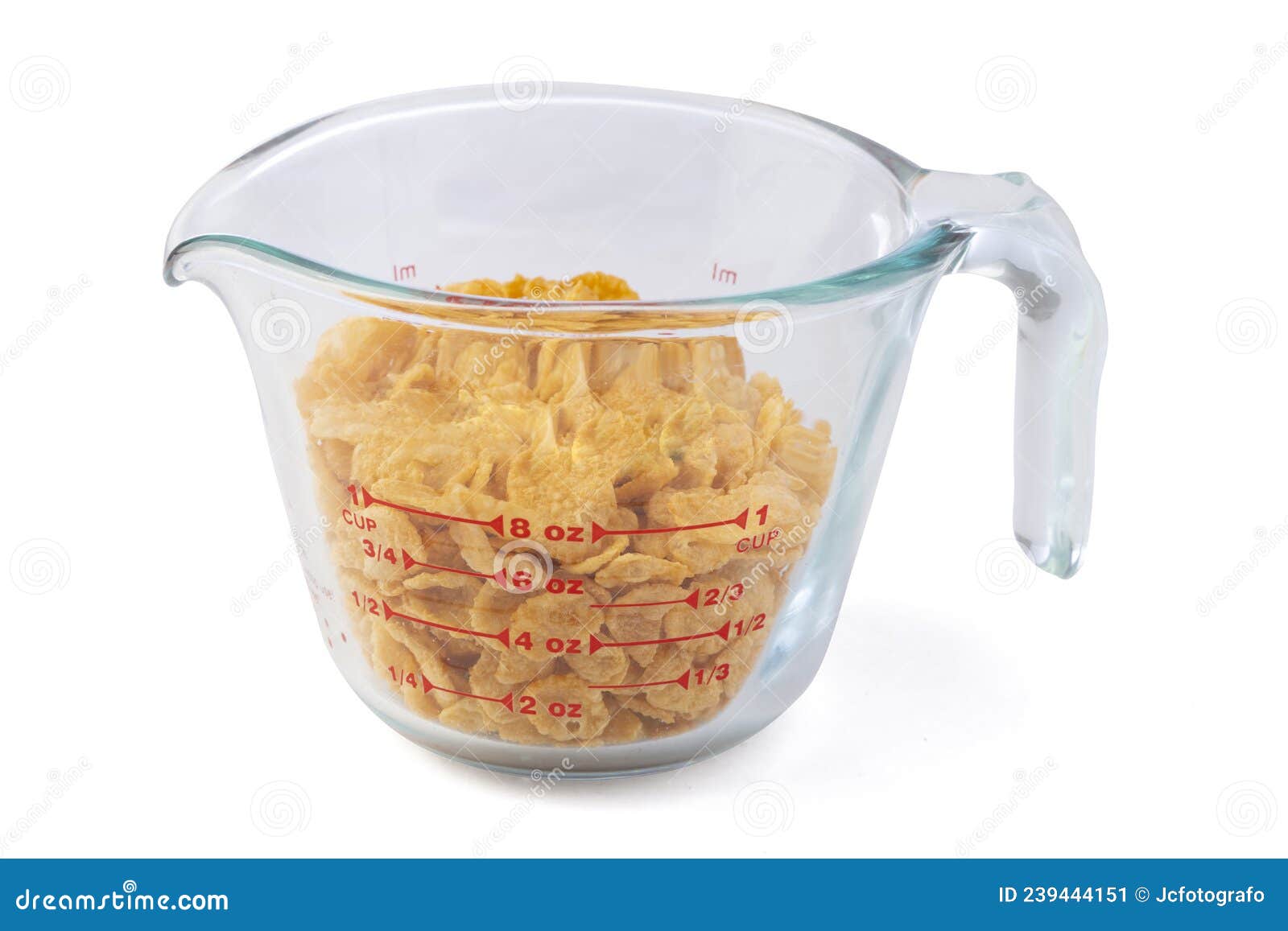 Kitchen Glass Measuring Cup Stock Image - Image of view, container ...