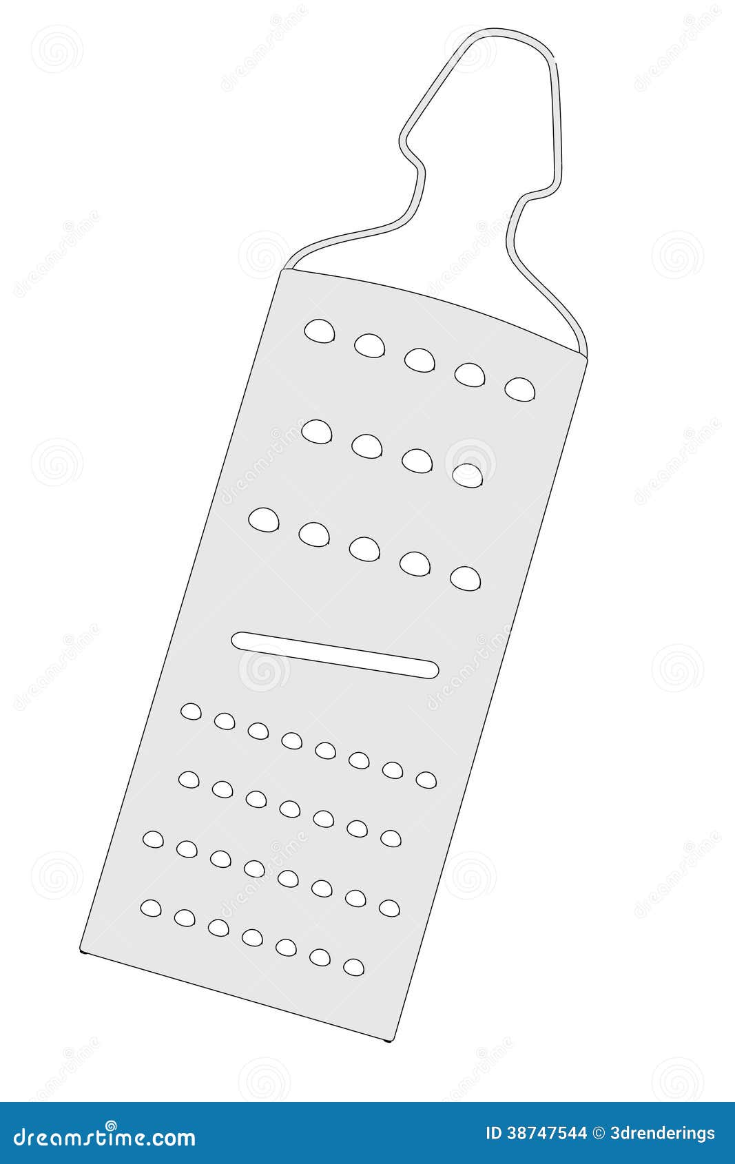 Kitchen grater stock illustration. Illustration of kitchen - 38747544