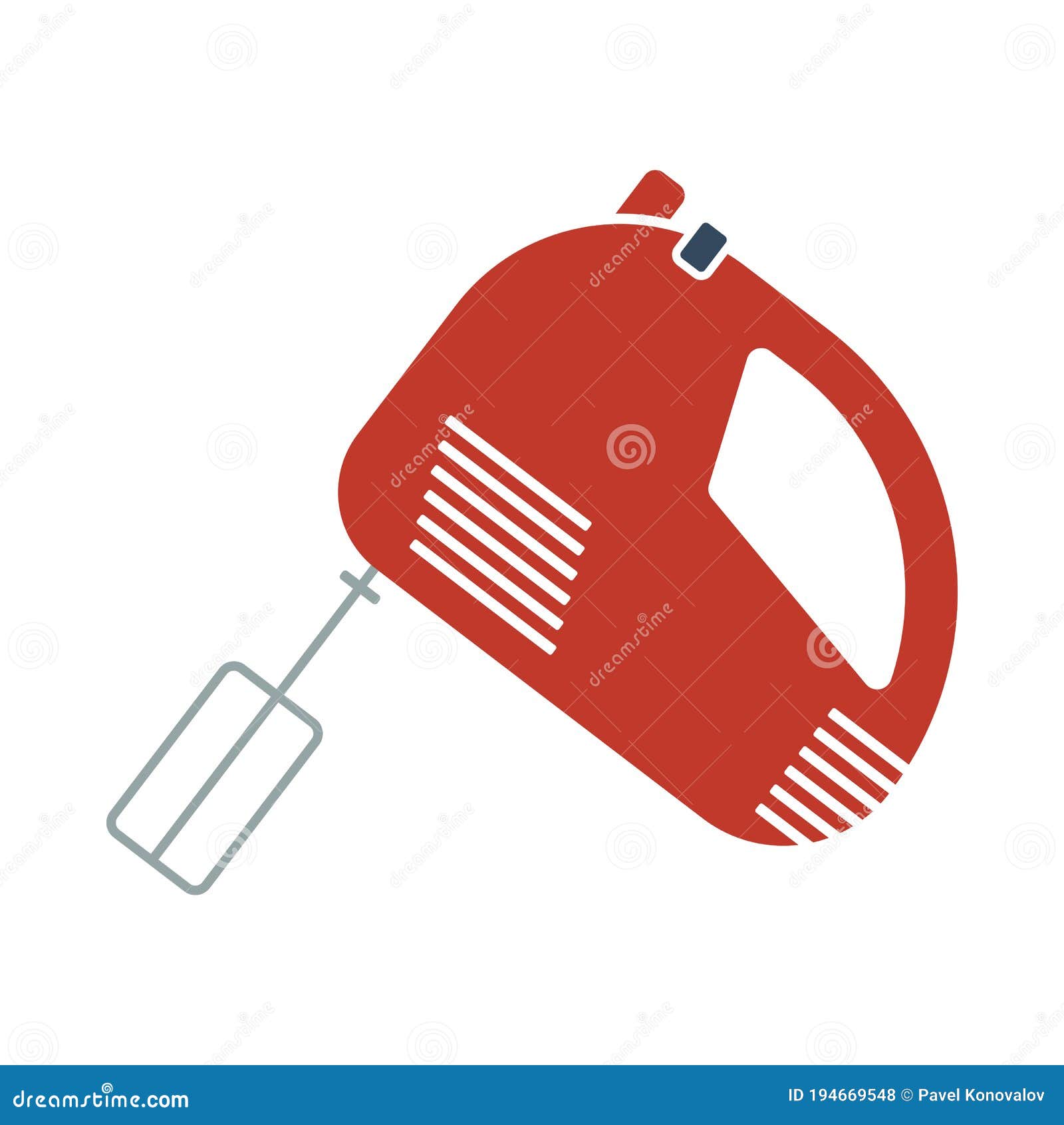 Kitchen Hand Mixer Icon stock vector. Illustration of electric - 194669548