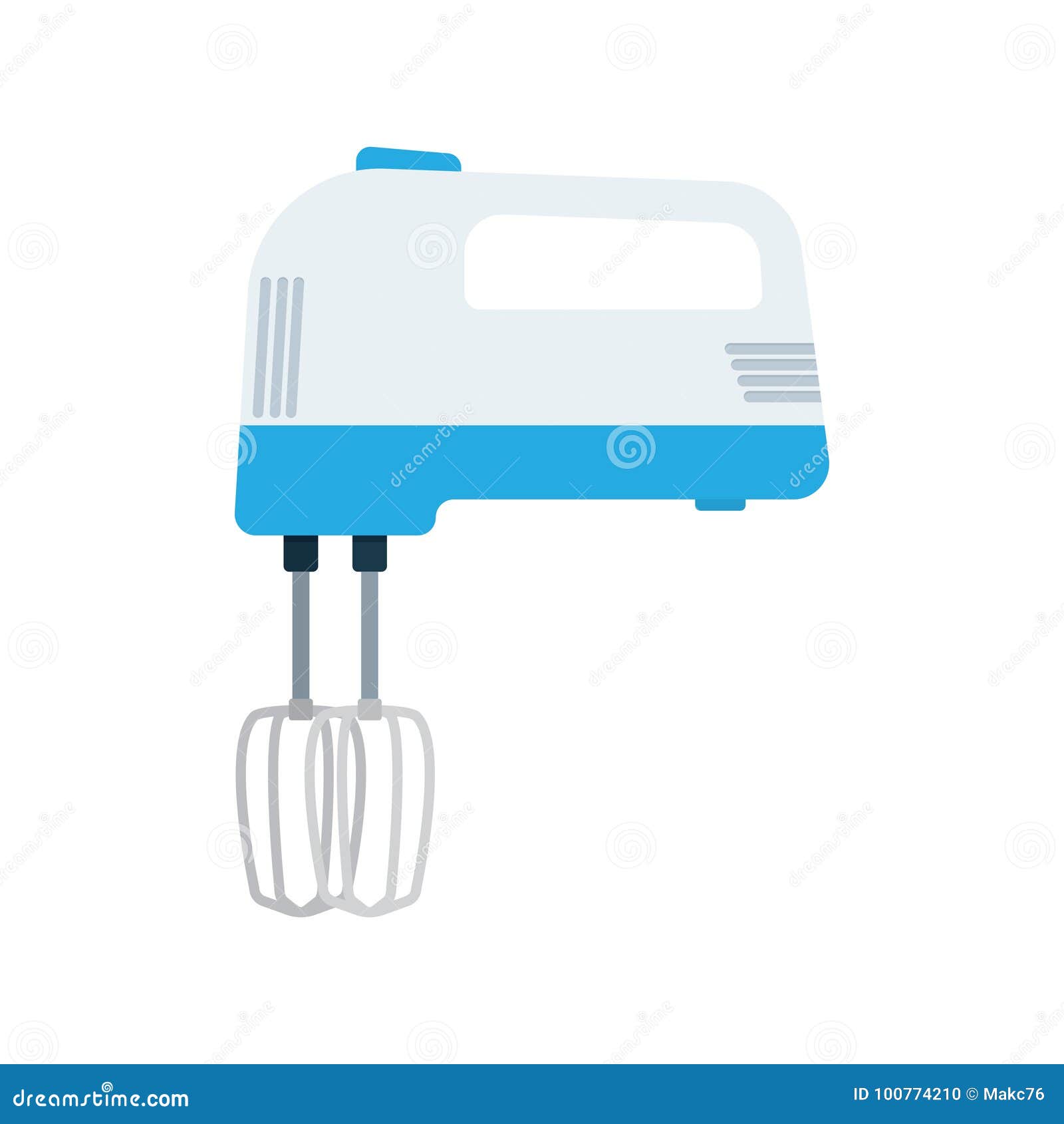 Kitchen hand mixer. stock vector. Illustration of stir - 100774210