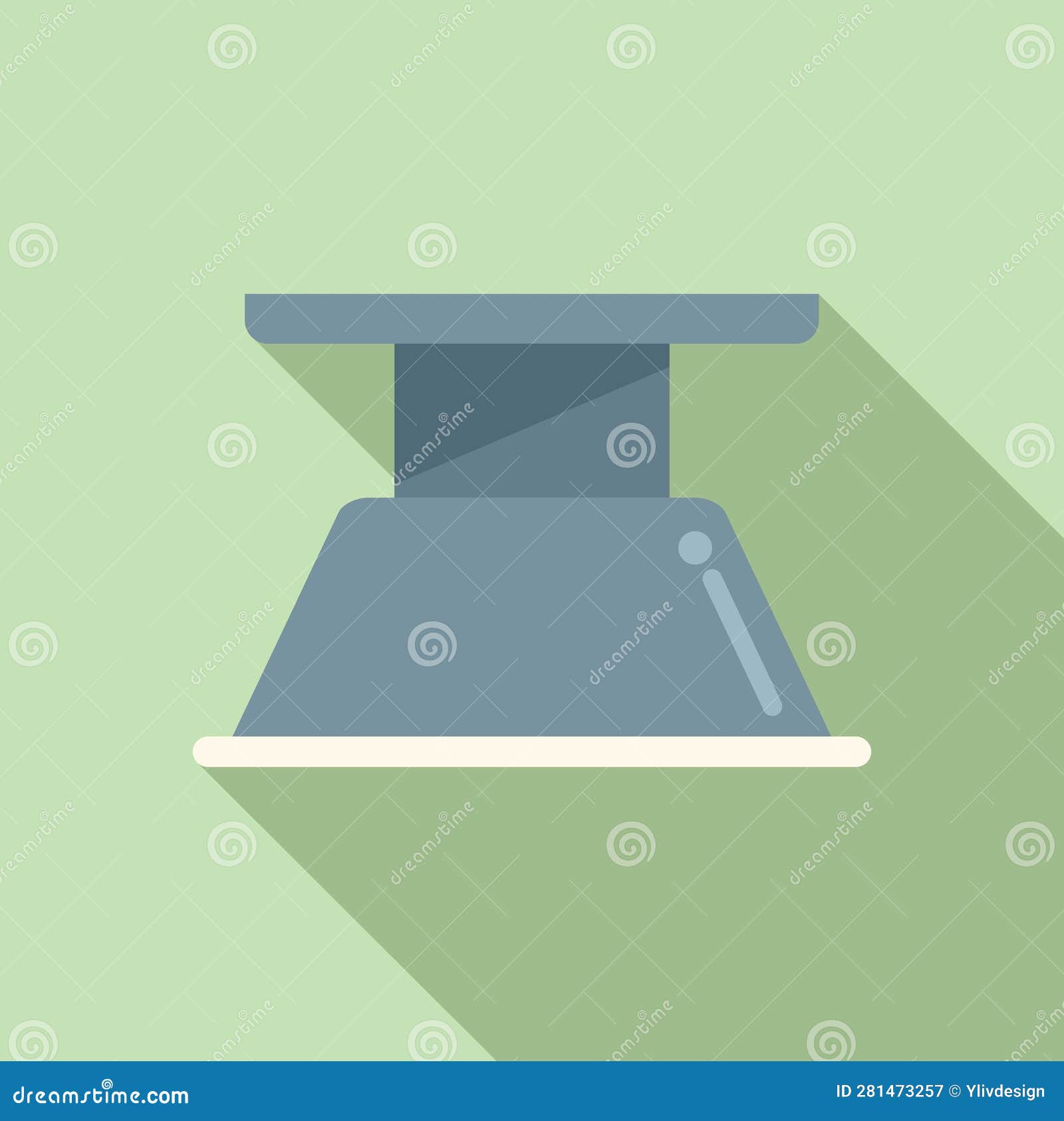 Kitchen Hood Icon Flat Vector. Interior Room Stock Vector ...