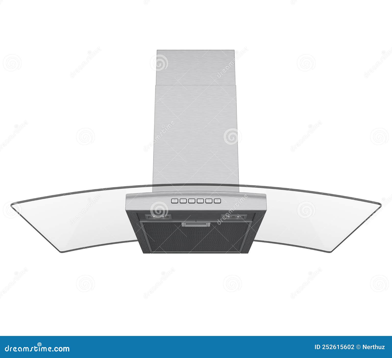 Kitchen Hood, Kitchen Hood Icon, Realistic Kitchen Hood Isolated On ...