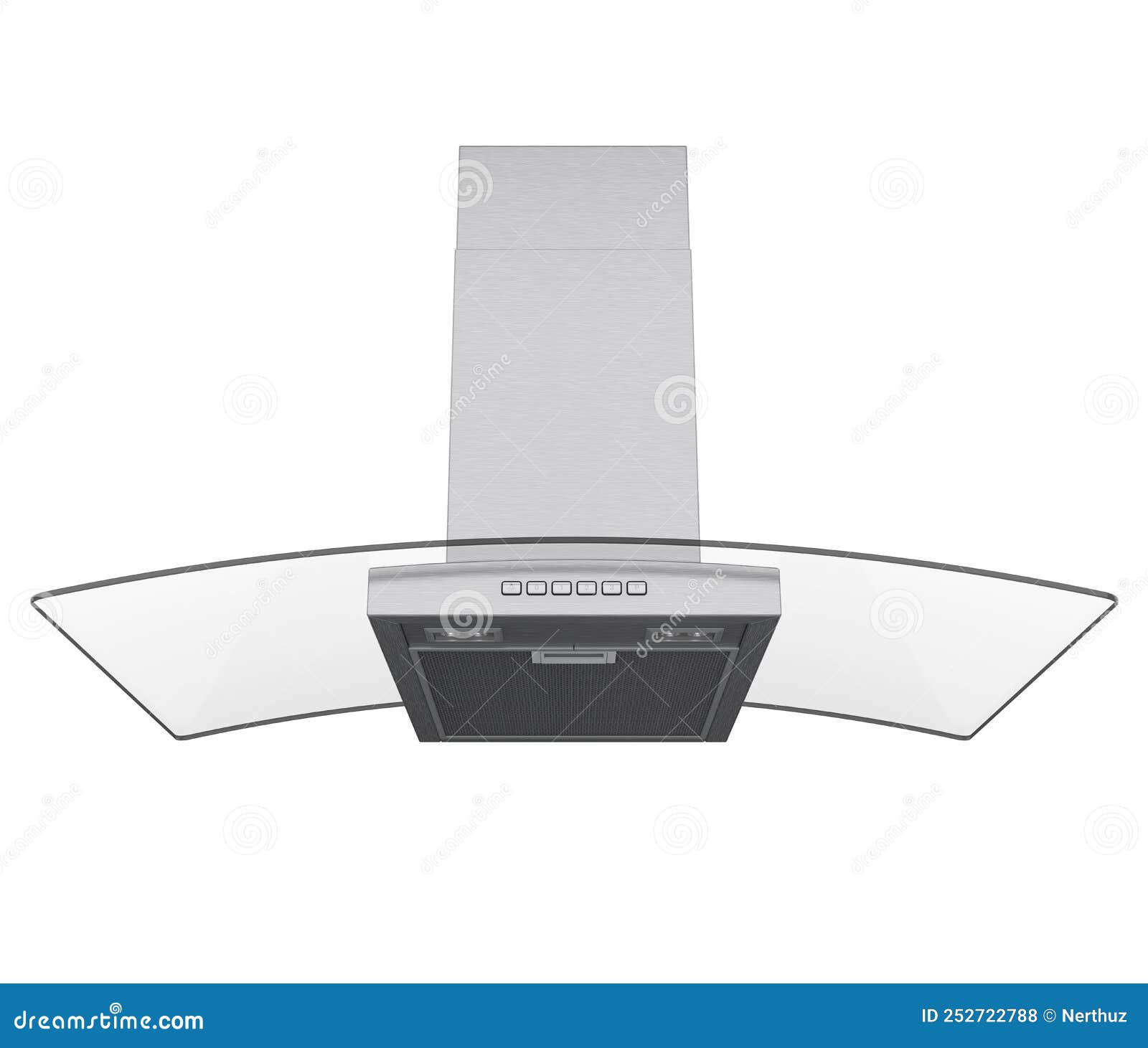 Kitchen Hood, Kitchen Hood Icon, Realistic Kitchen Hood Isolated On ...